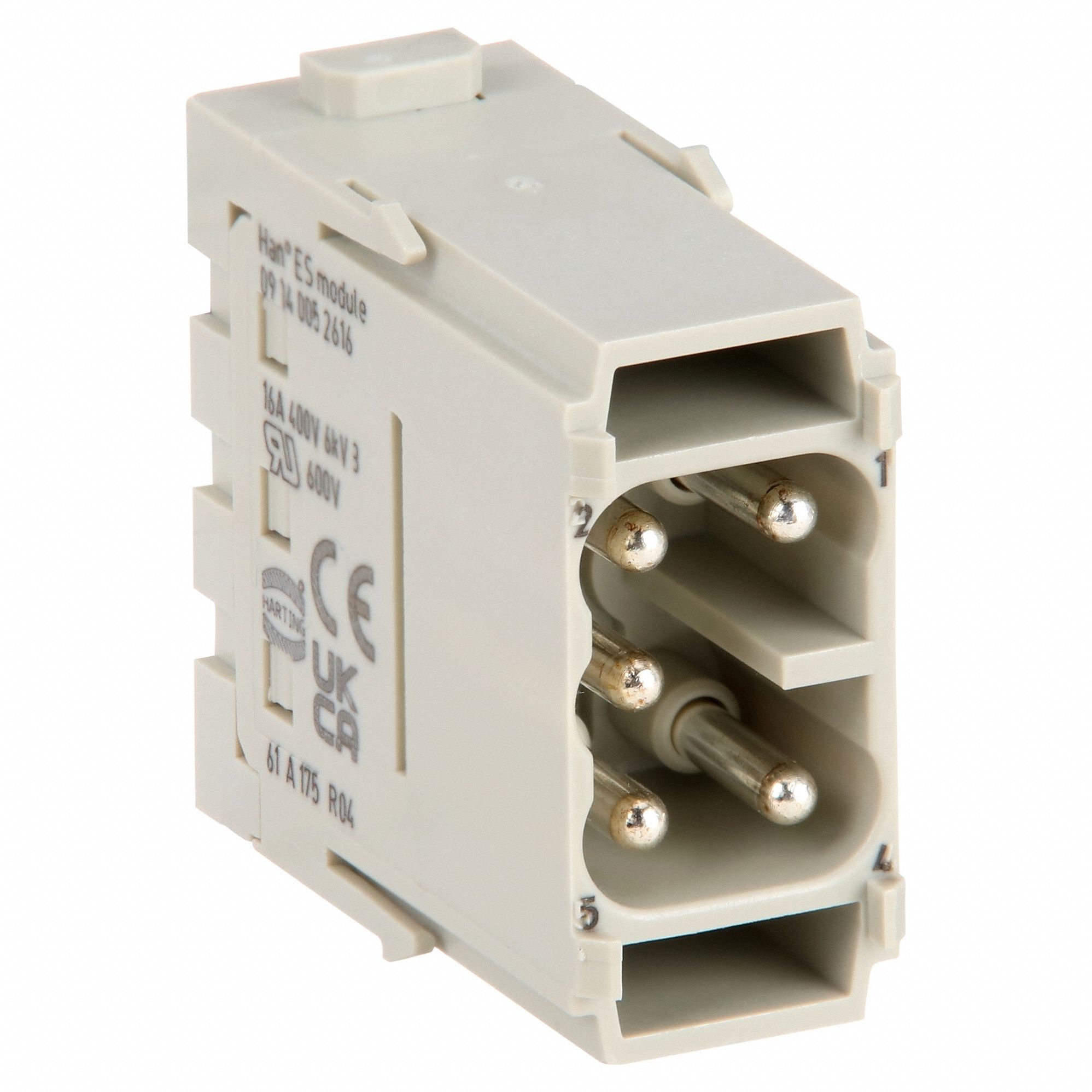 HARTING, Han-Modular®, Spring-Clamp, Industrial Rectangular Connector ...