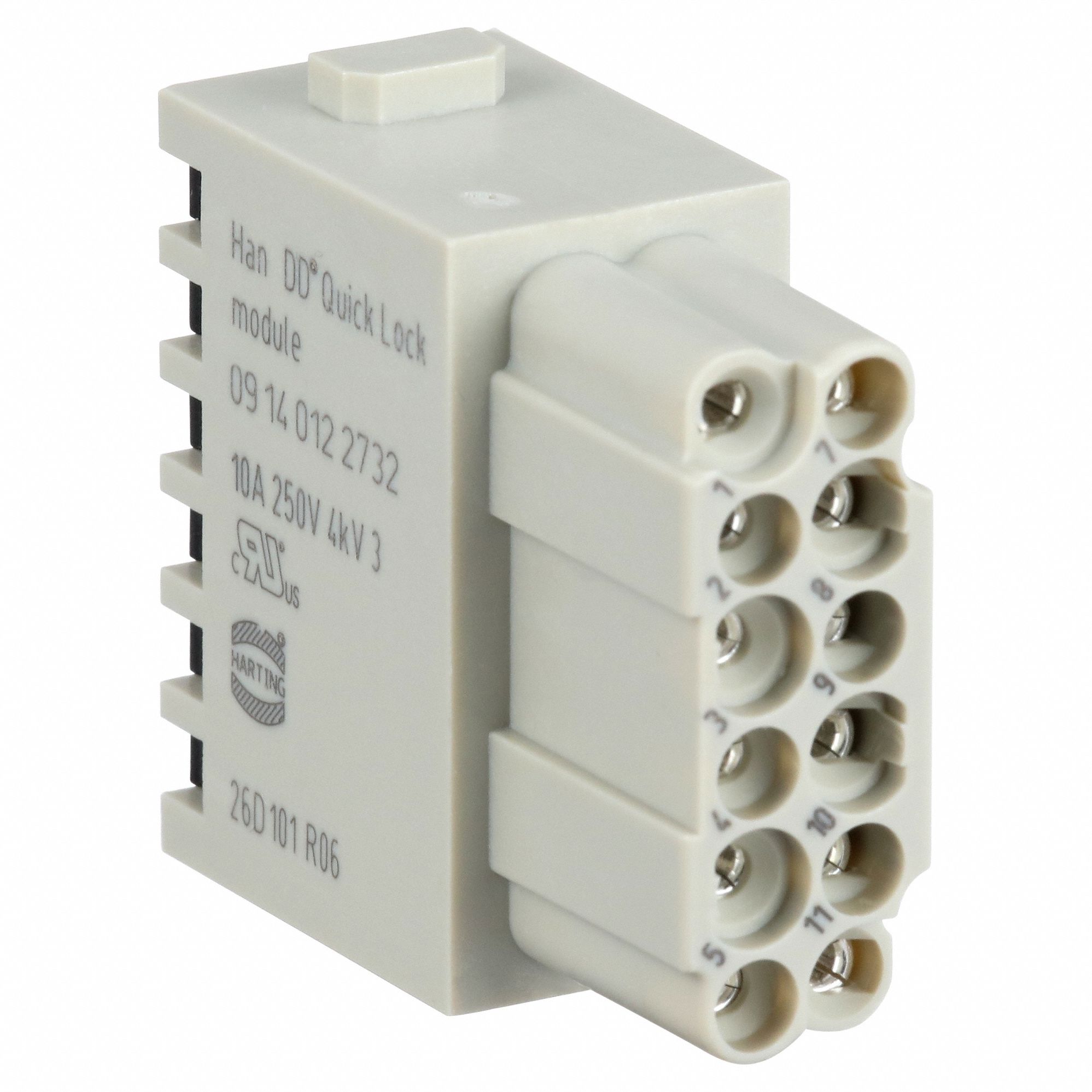 HARTING, Han-Modular®, Spring-Clamp, Industrial Rectangular Connector ...