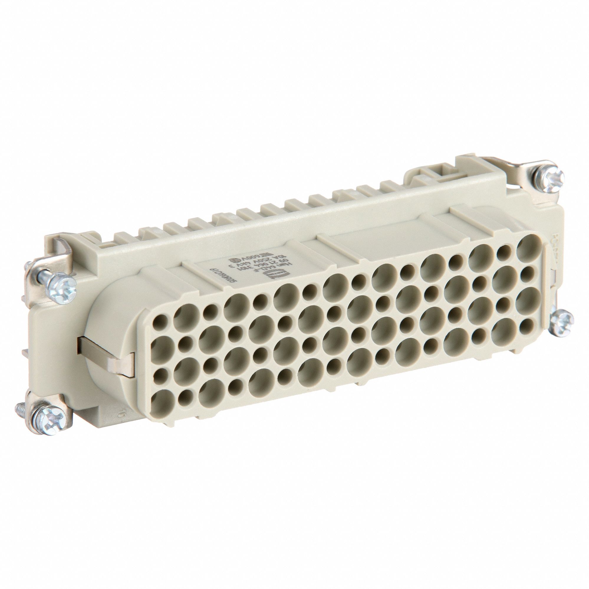 HARTING, Han® D, Crimp, Industrial Rectangular Connector Insert ...