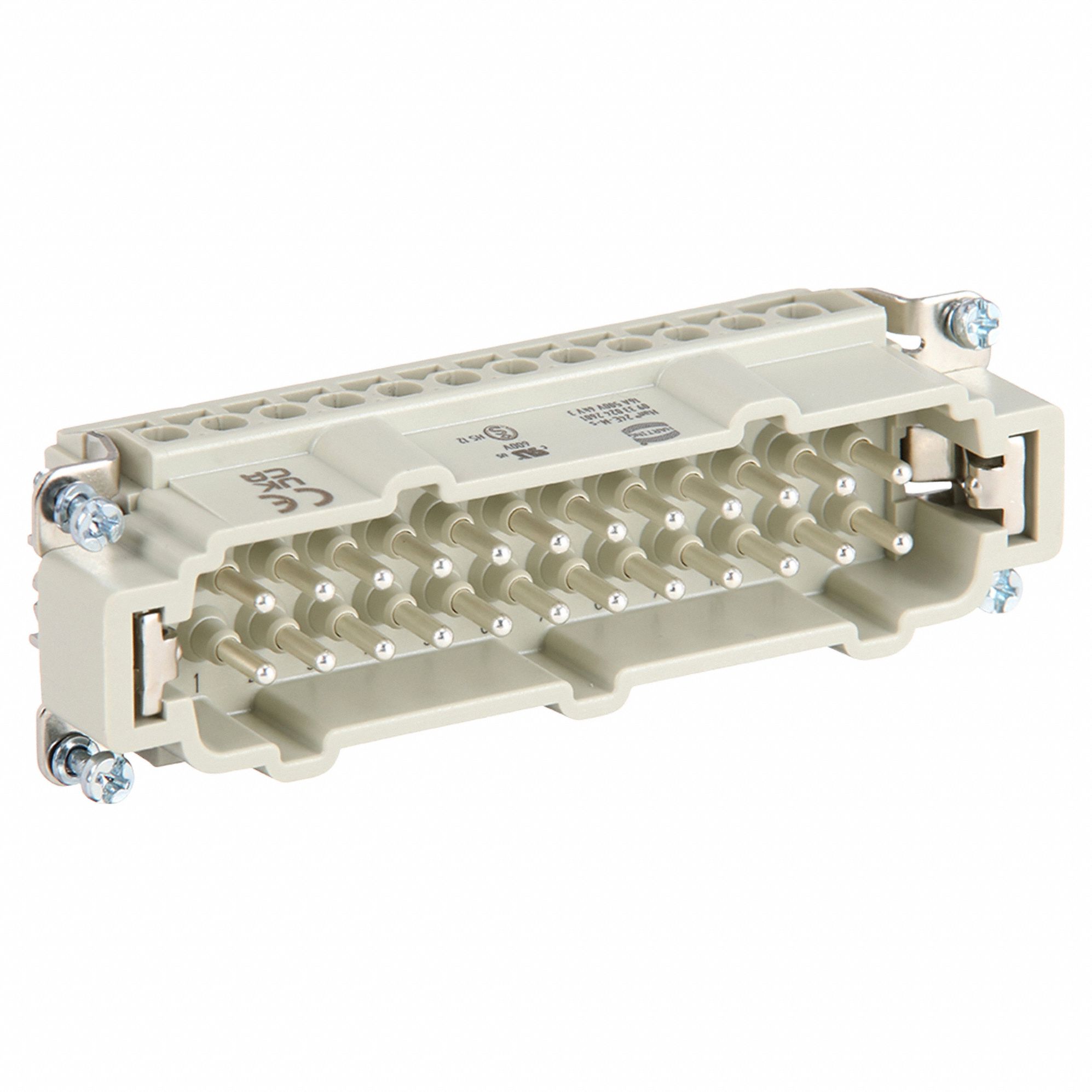 HARTING, Han® E, Screw, Industrial Rectangular Connector Insert ...