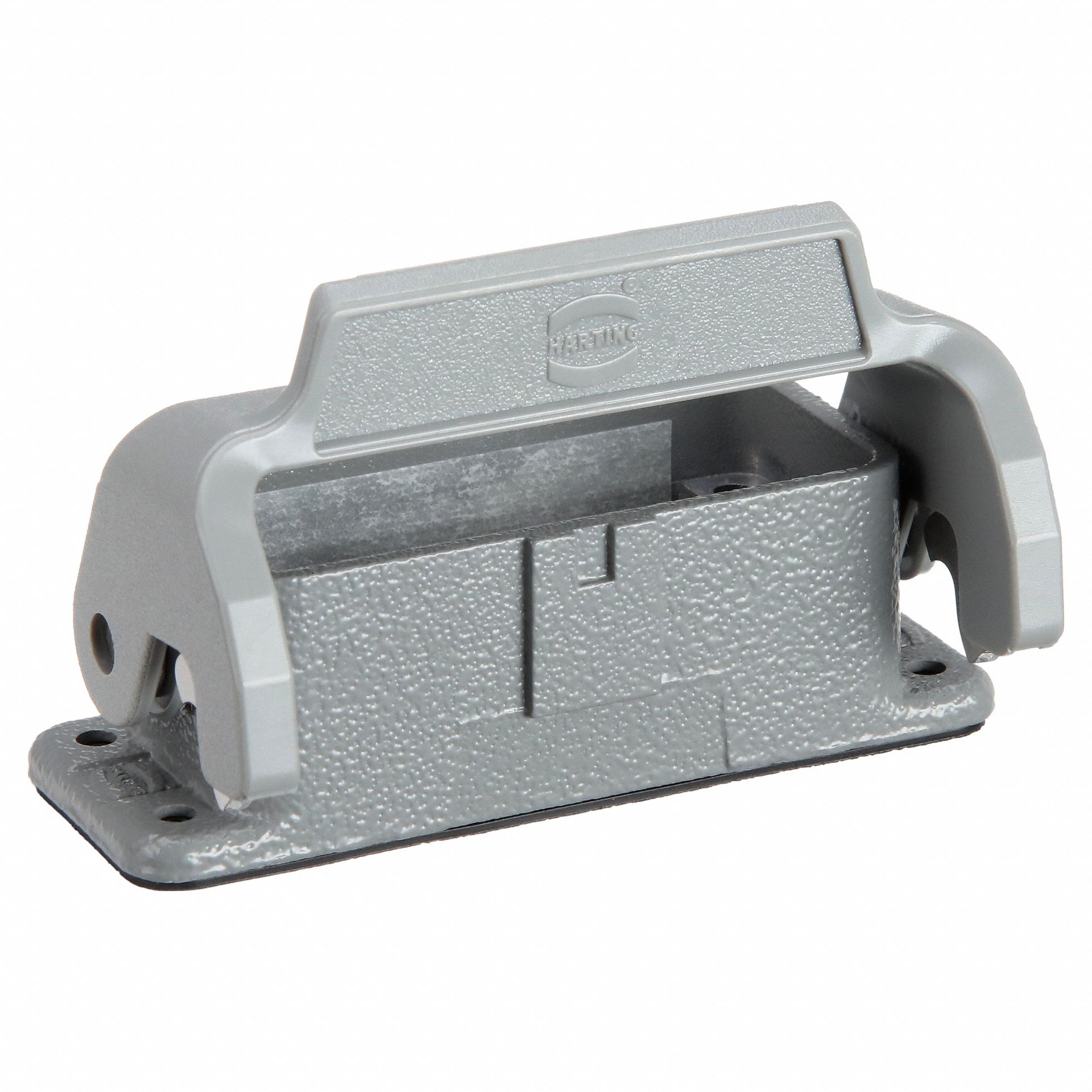 HARTING, Size 10 A, Bulkhead Mount, Rectangular Connector Housing ...