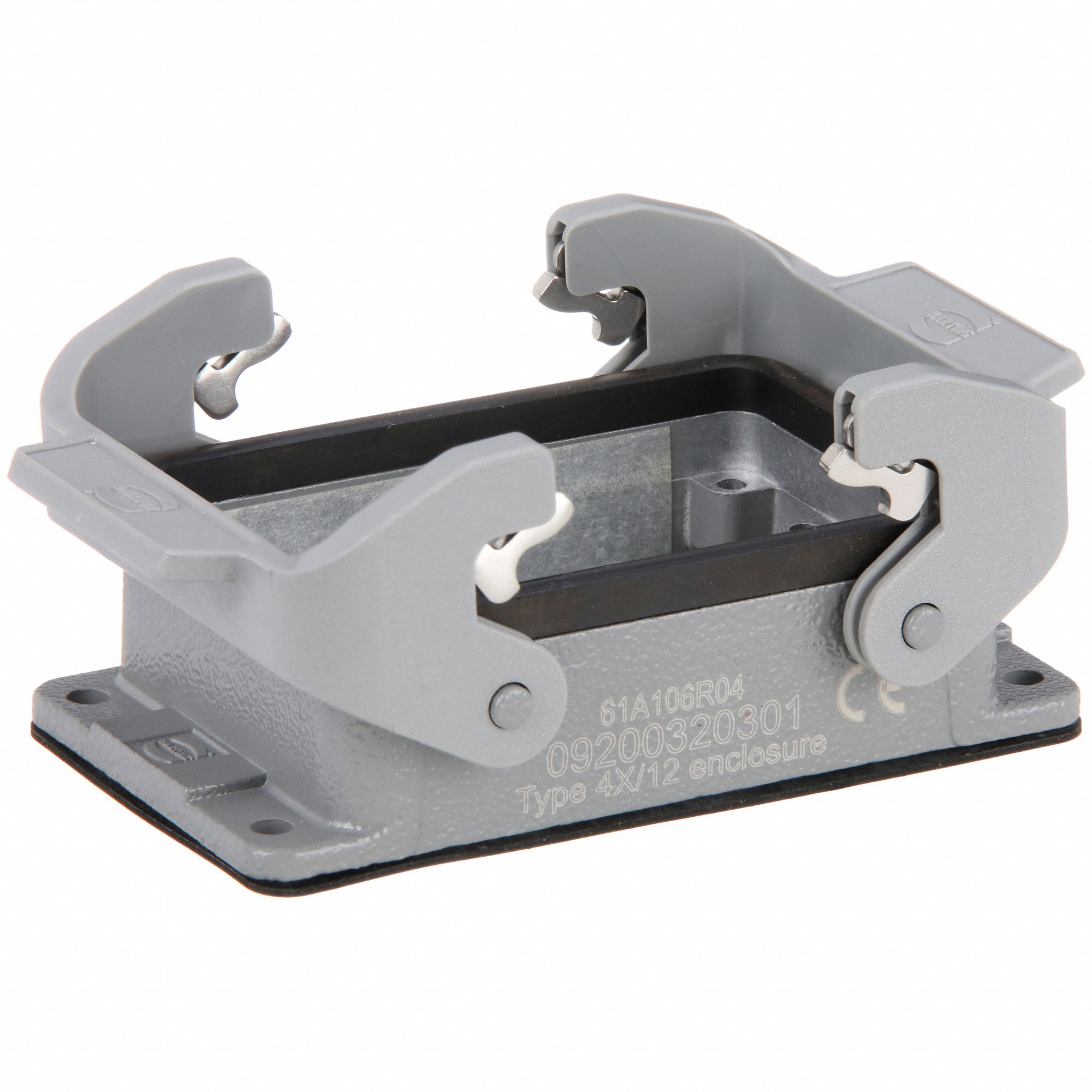 HARTING, Size 32 A, Bulkhead Mount, Rectangular Connector Housing - 793XR5|09200320301 - Grainger