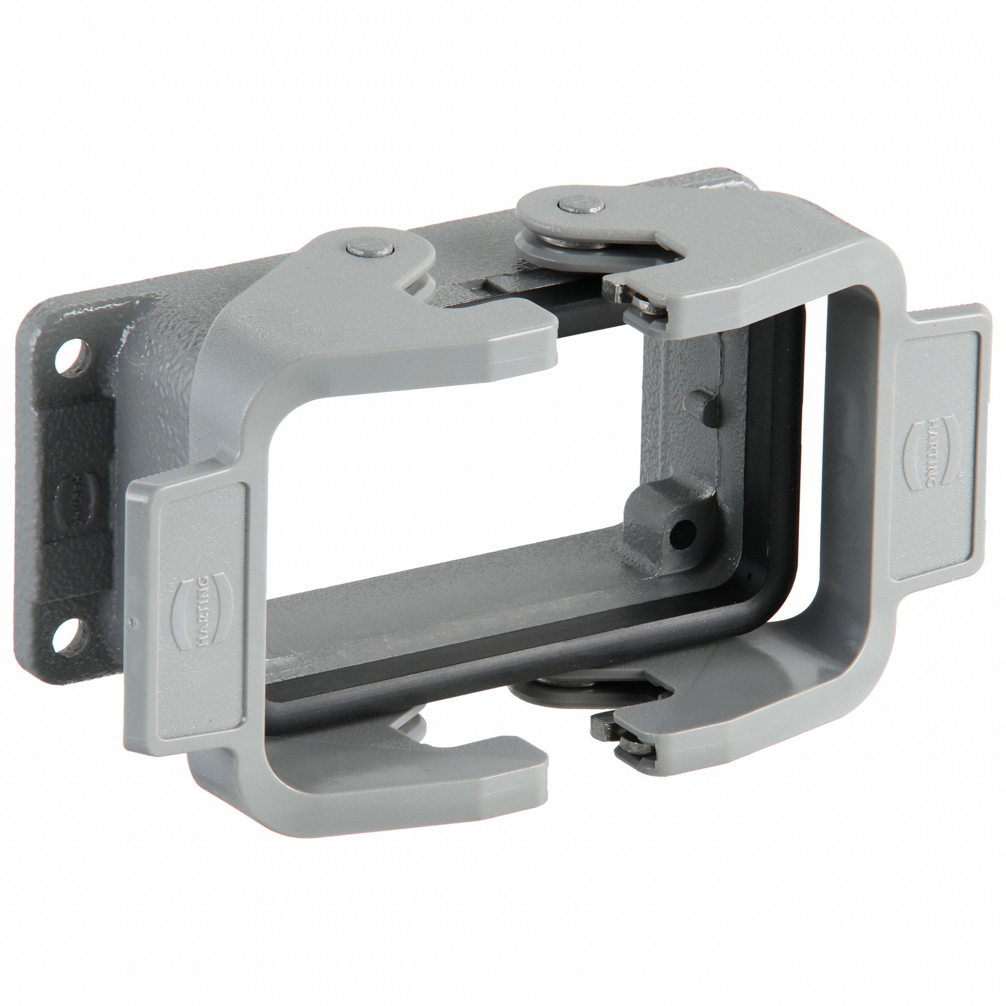 HARTING, Size 10 B, Bulkhead Mount, Rectangular Connector Housing - 793XU5|09300100301 - Grainger