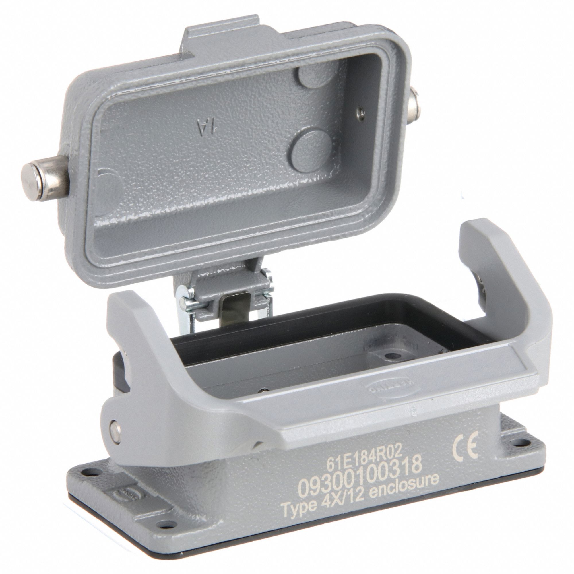 HARTING, Size 10 B, Bulkhead Mount, Rectangular Connector Housing - 793XU9|09300100318 - Grainger