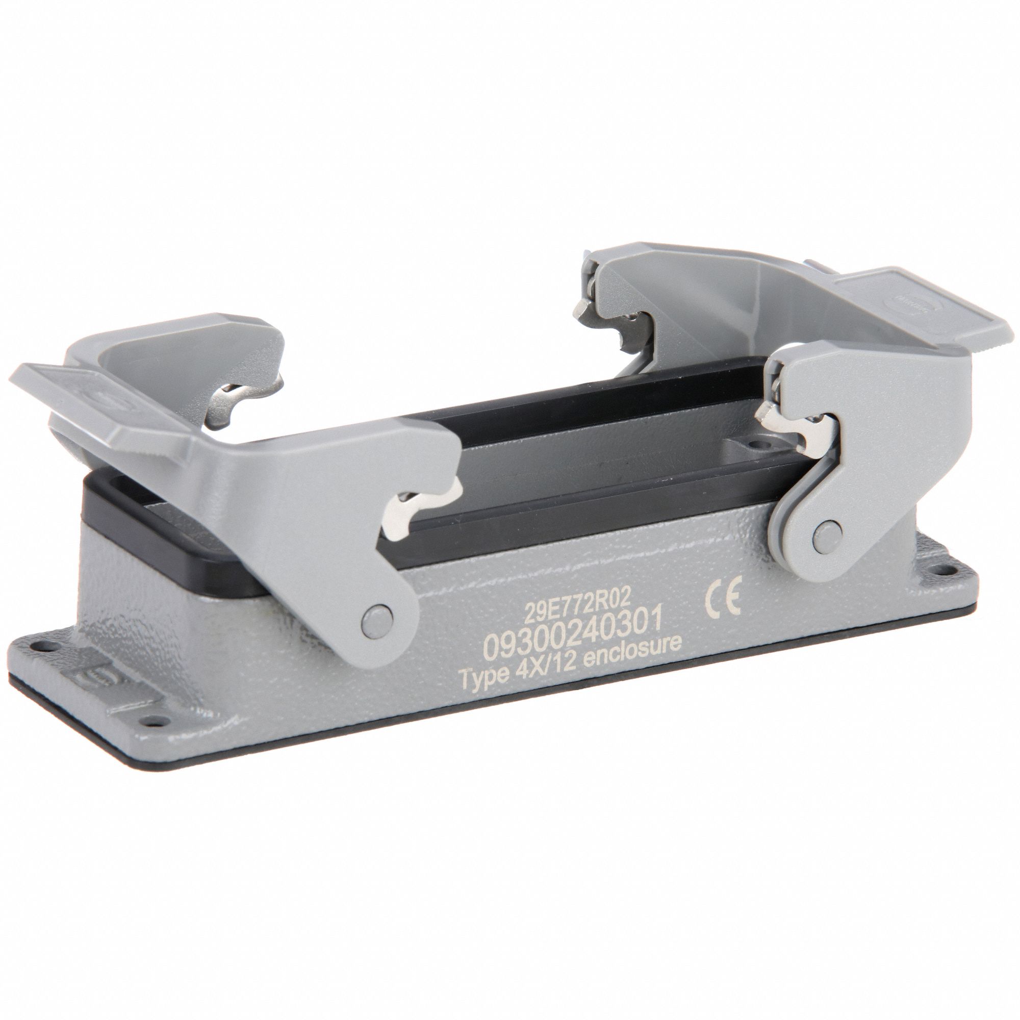 HARTING, Size 24 B, Bulkhead Mount, Rectangular Connector Housing - 793XY6|09300240301 - Grainger