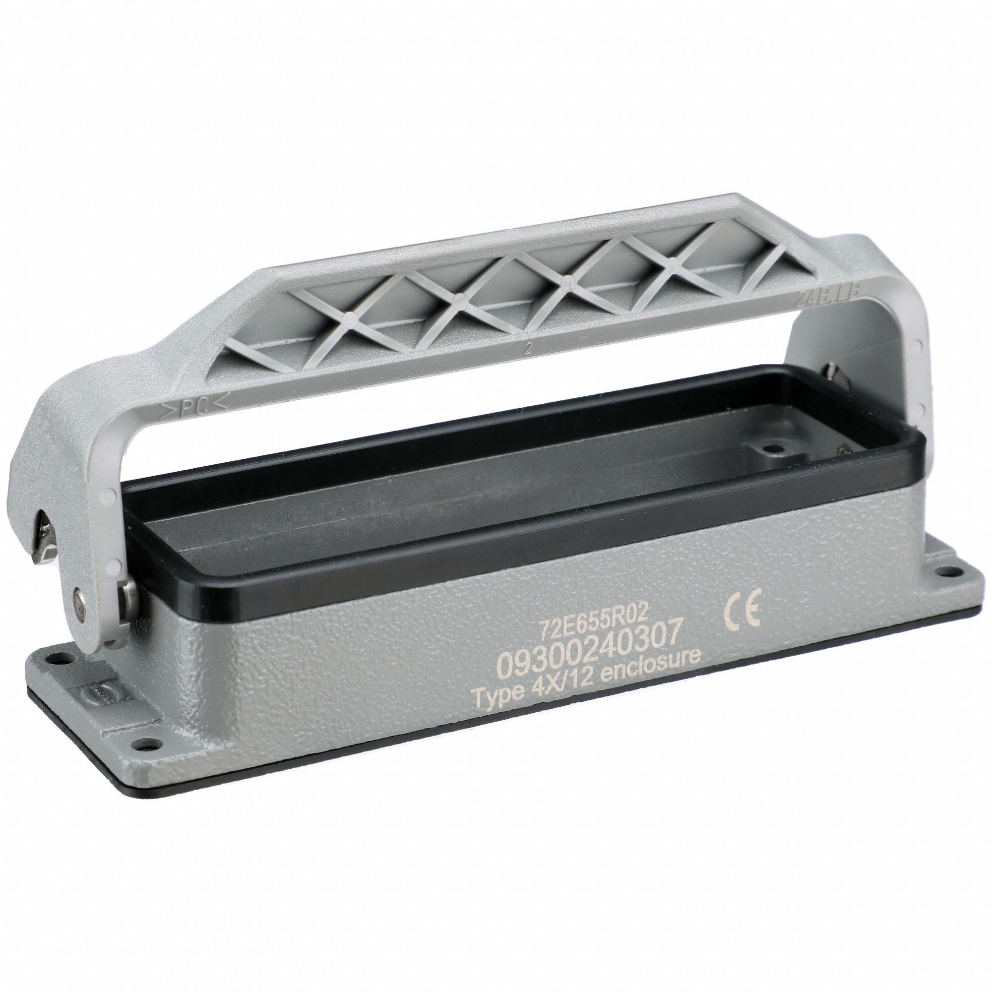 HARTING, Size 24 B, Bulkhead Mount, Rectangular Connector Housing - 793XY8|09300240307 - Grainger