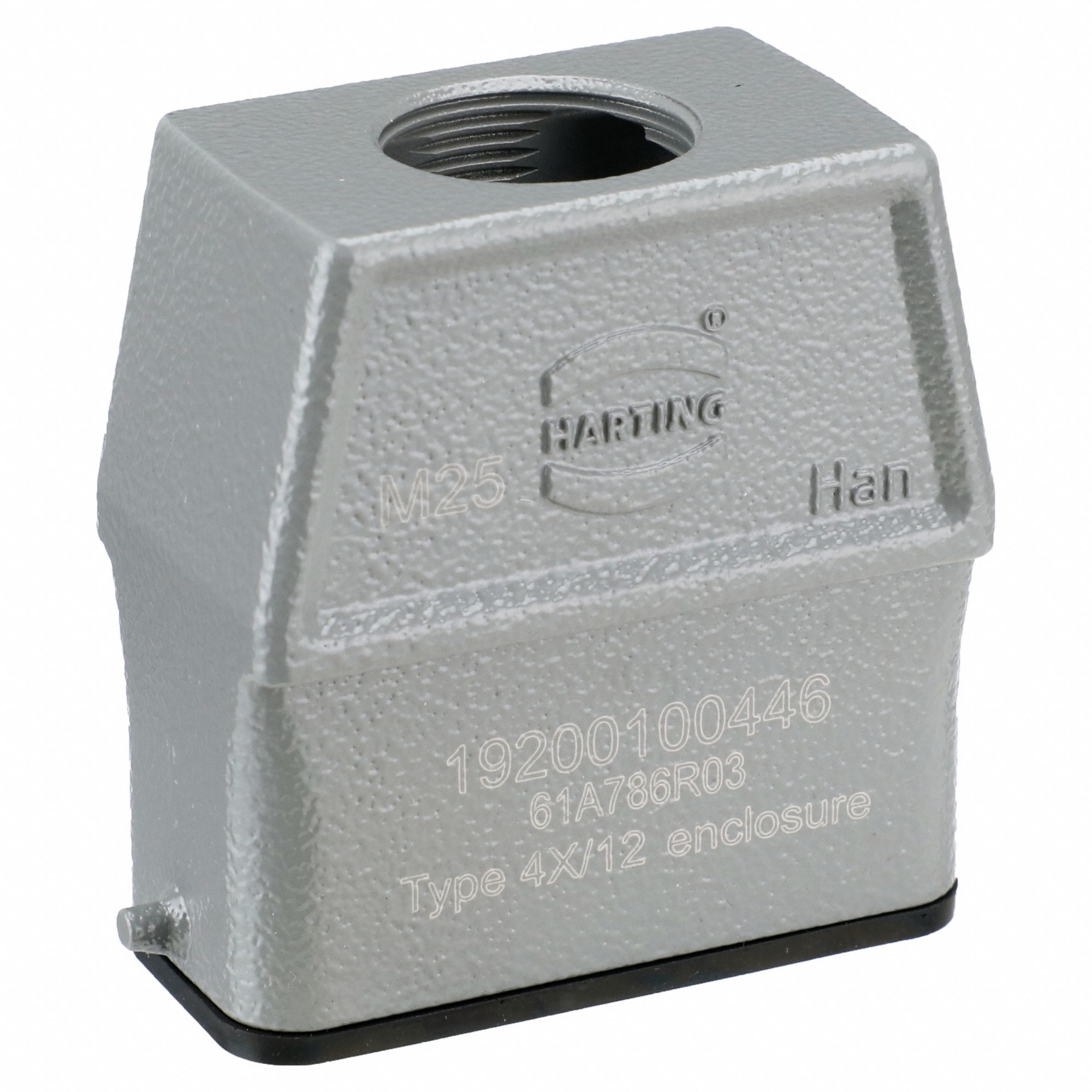 HARTING, Size 10 A, Top, M25 Rectangular Connector Hood - 793Y33|19200100446 - Grainger
