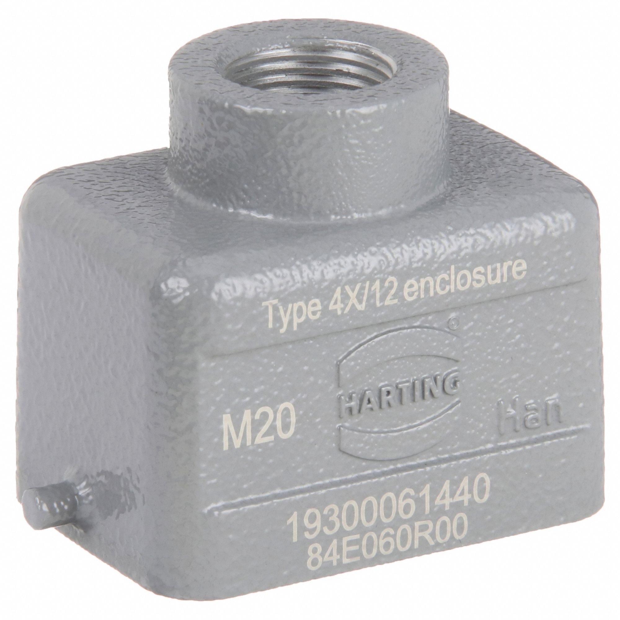 HARTING, Size 6 B, Top, M20 Rectangular Connector Hood - 793Y54|19300061440 - Grainger