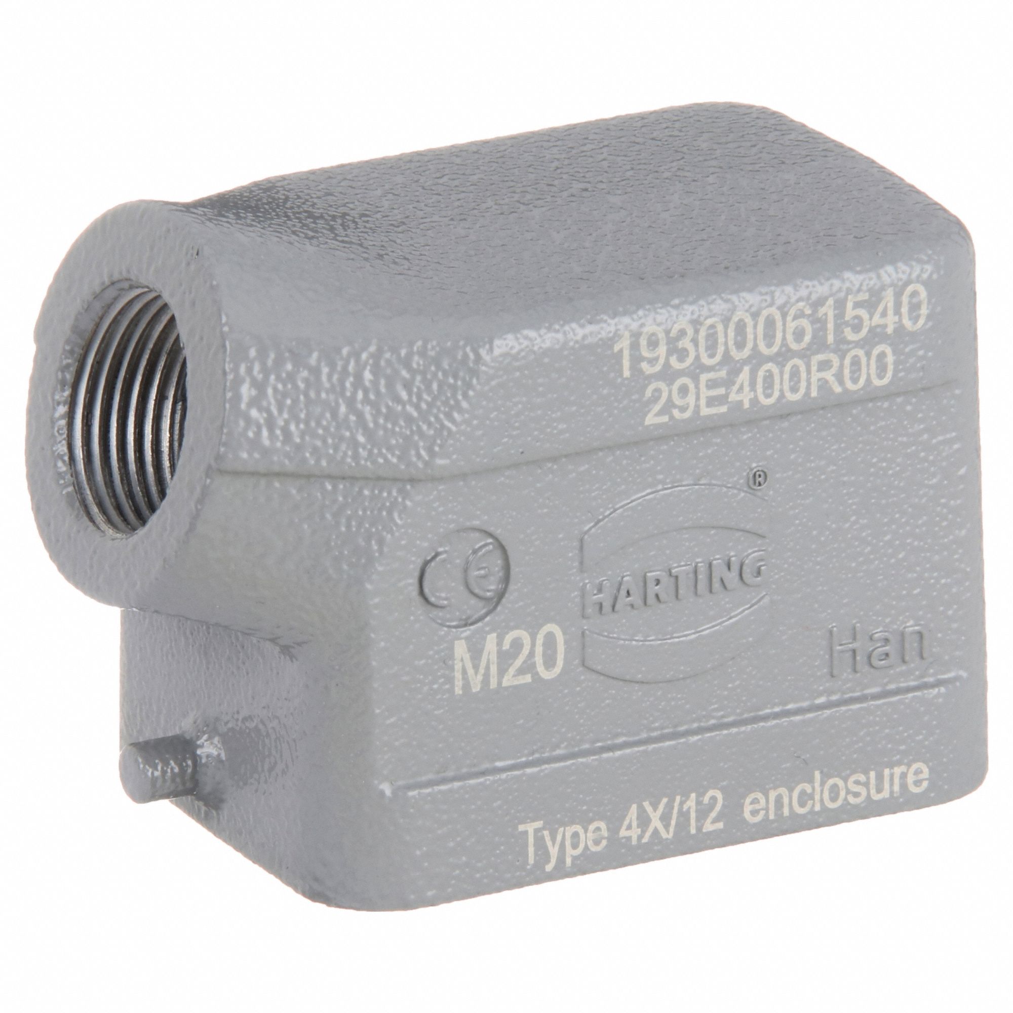 HARTING, Size 6 B, Side, M20 Rectangular Connector Hood - 793Y55 ...