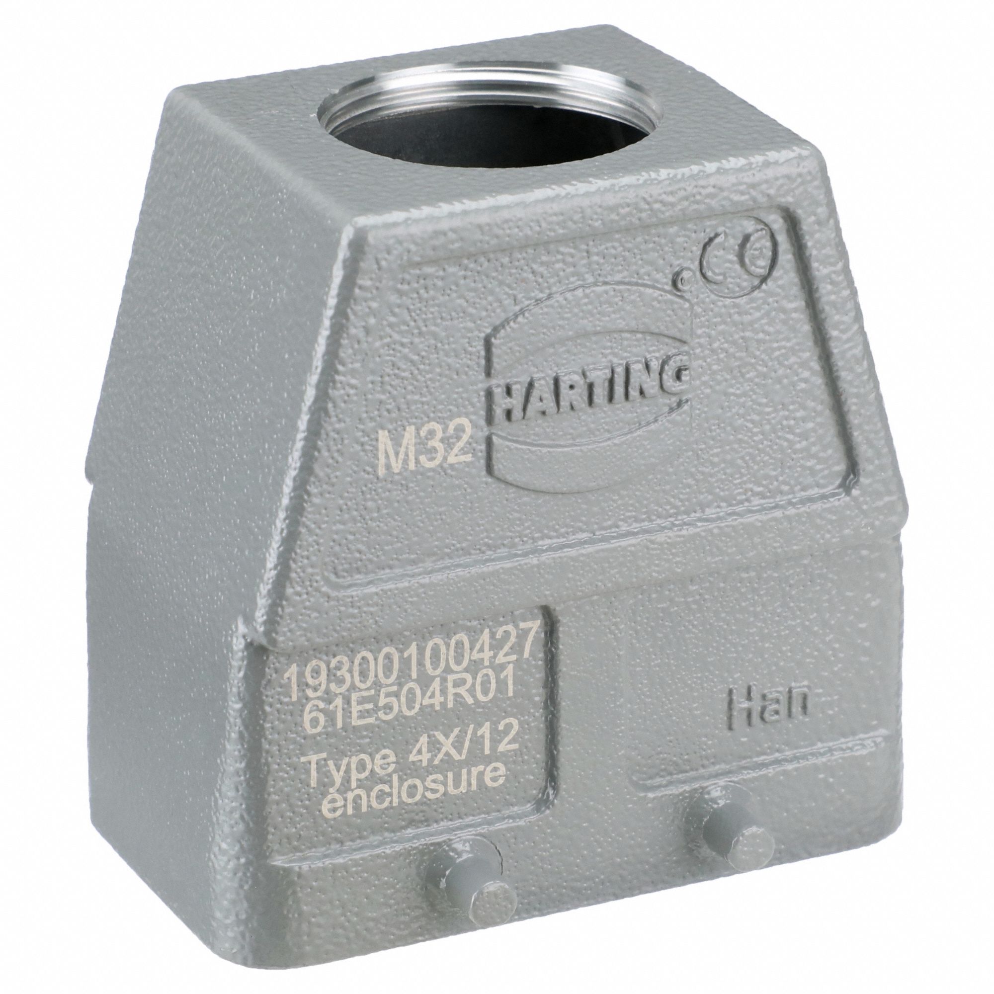 HARTING, Size 10 B, Top, M32 Rectangular Connector Hood - 793Y60|19300100427 - Grainger