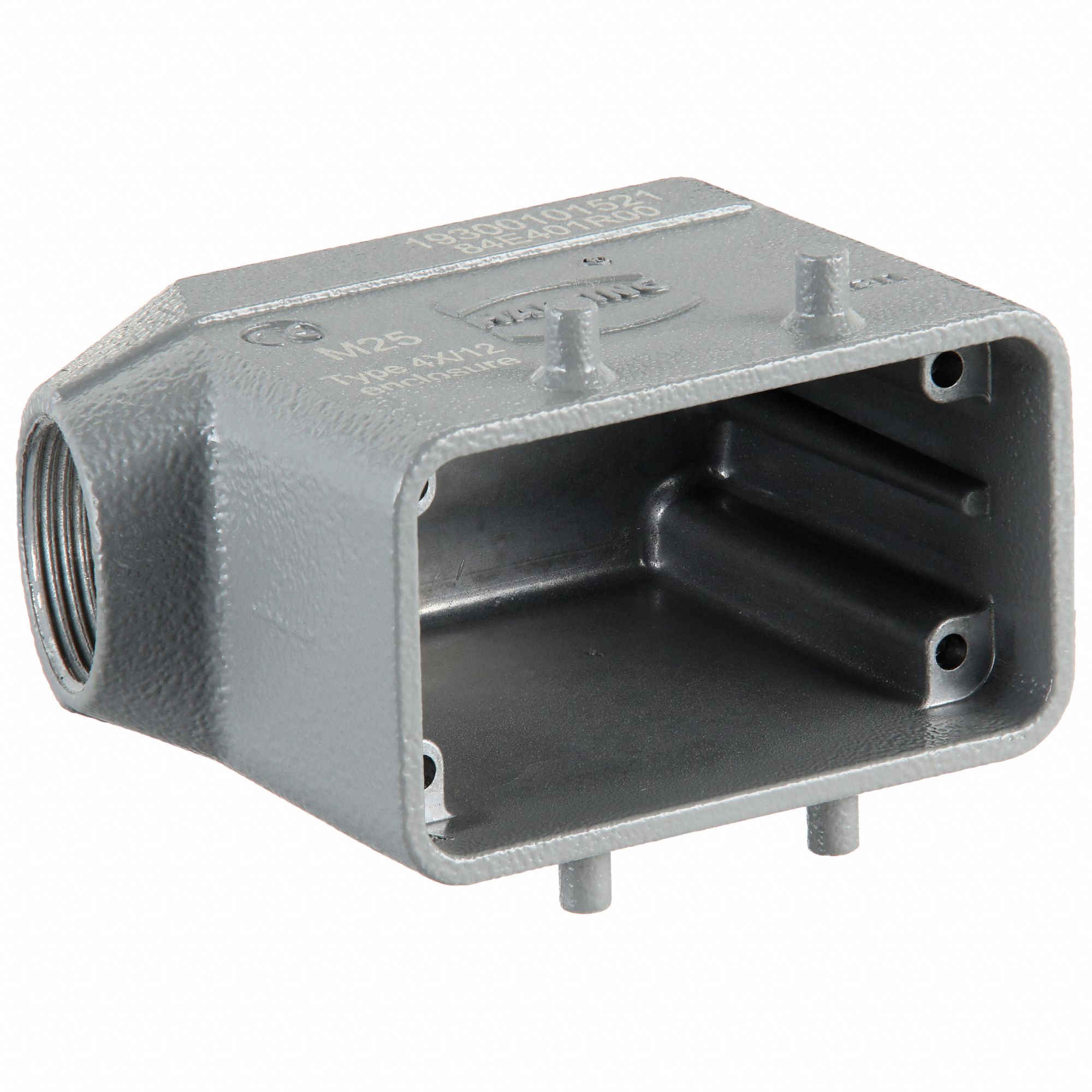HARTING, Size 10 B, Side, M25 Rectangular Connector Hood - 793Y74|19300101521 - Grainger