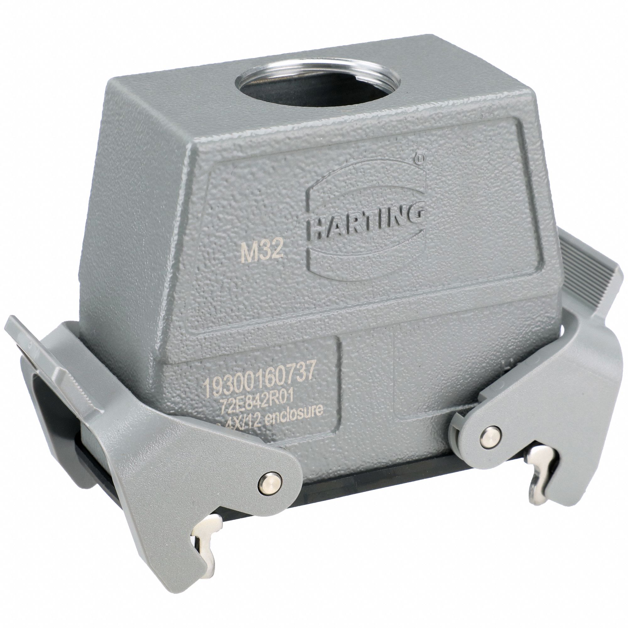 HARTING, Size 16 B, Cable to Cable Mount, M32 Rectangular Connector Housing - 793Y89|19300160737 ...