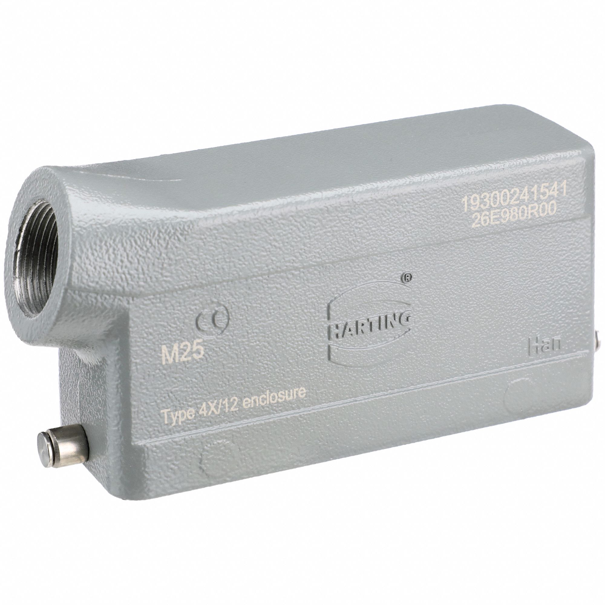 HARTING, Size 24 B, Side, M25 Rectangular Connector Hood - 793YC4|19300241541 - Grainger