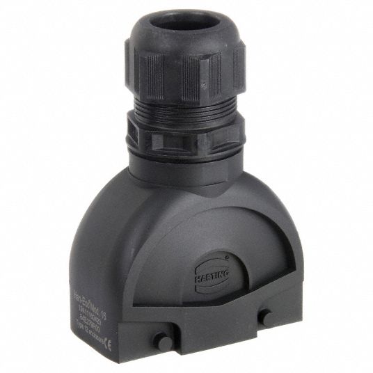 HARTING, Size 16 B, Top, M40 Rectangular Connector Hood - 793YD8|19411160423 - Grainger