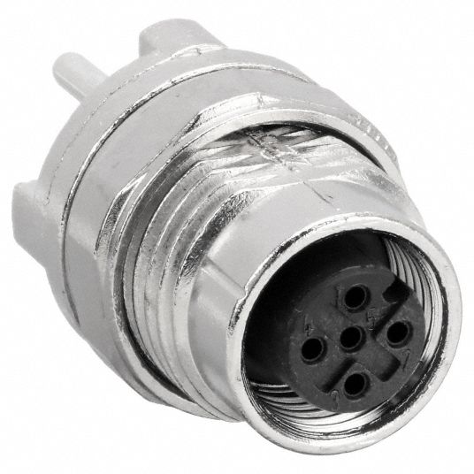 HARTING, A Coded, 4 Socket, M12 PCB Adapter - 793YK9|21033216410 - Grainger