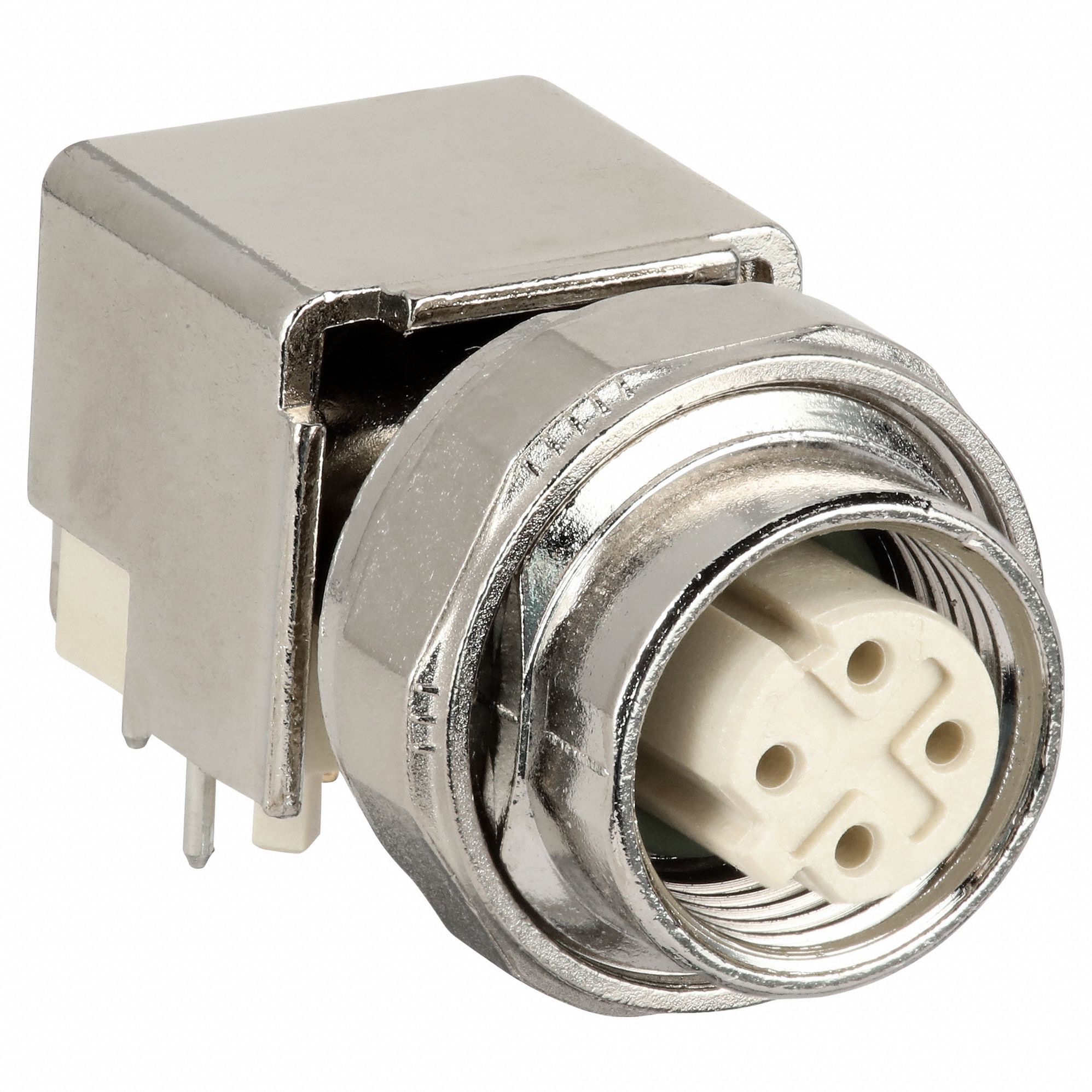 HARTING, D Coded, 4 Socket, M12 PCB Adapter - 793YL0|21033814410 - Grainger