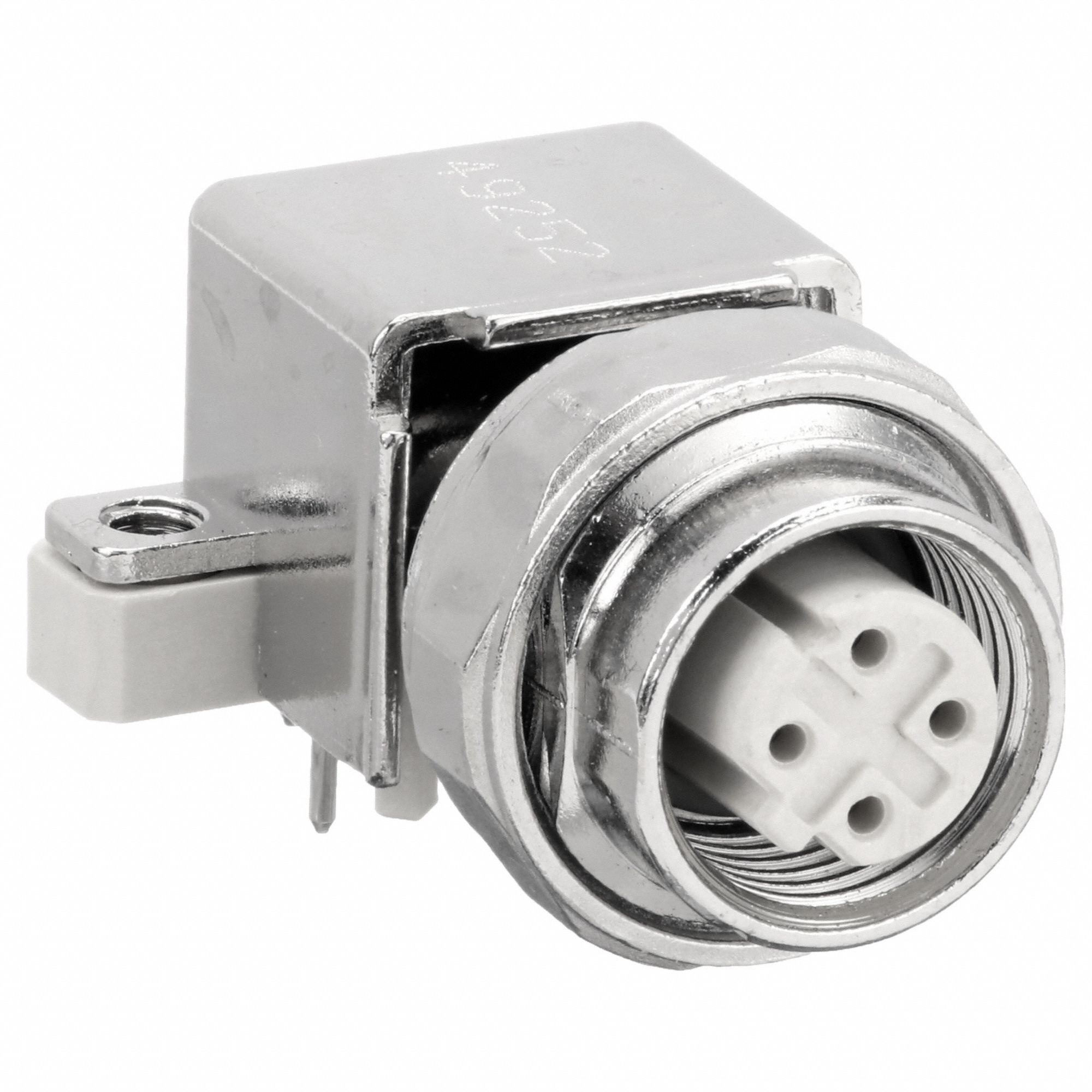 HARTING, D Coded, 4 Socket, M12 PCB Adapter - 793YL1|21033814412 - Grainger