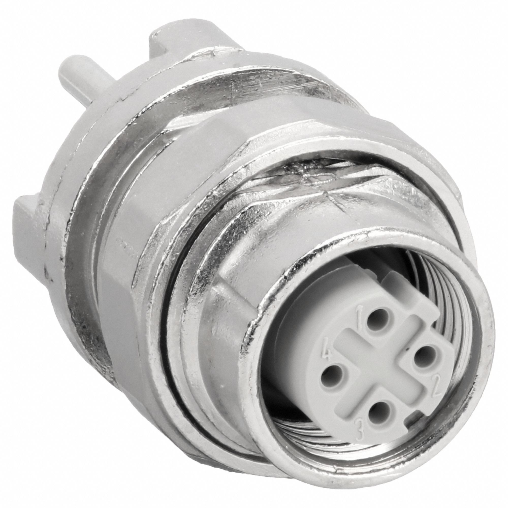 HARTING, D Coded, 4 Socket, M12 PCB Adapter - 793YL7|21033816410 - Grainger