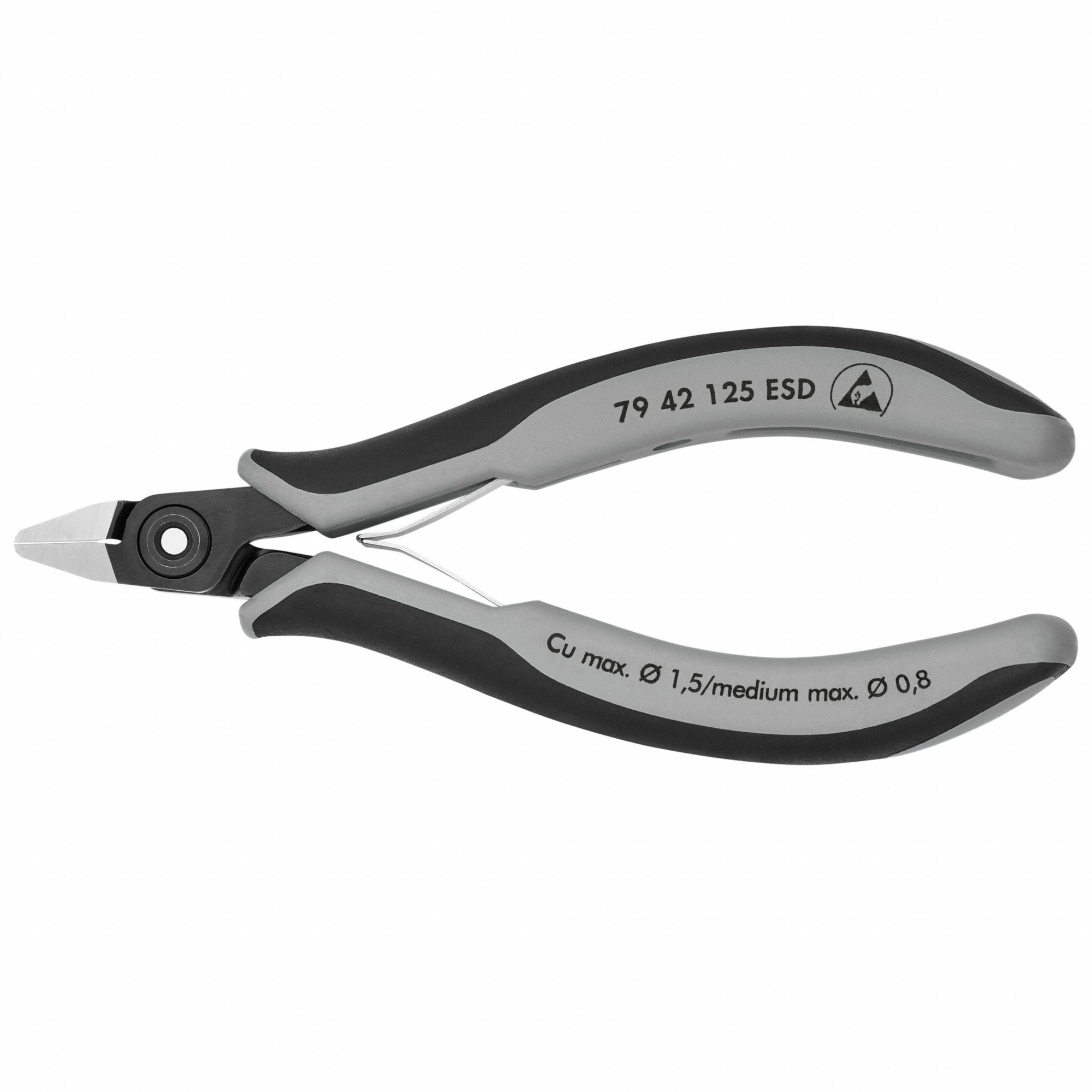ESD-Safe, Flush, Precision Diagonal Cutting Plier - 10U030|79 42 125 ...