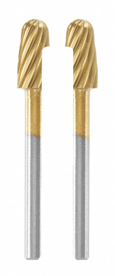 DREMEL, Titanium Nitride, Ball/Round, Carving Bit - 794A74|117HP - Grainger