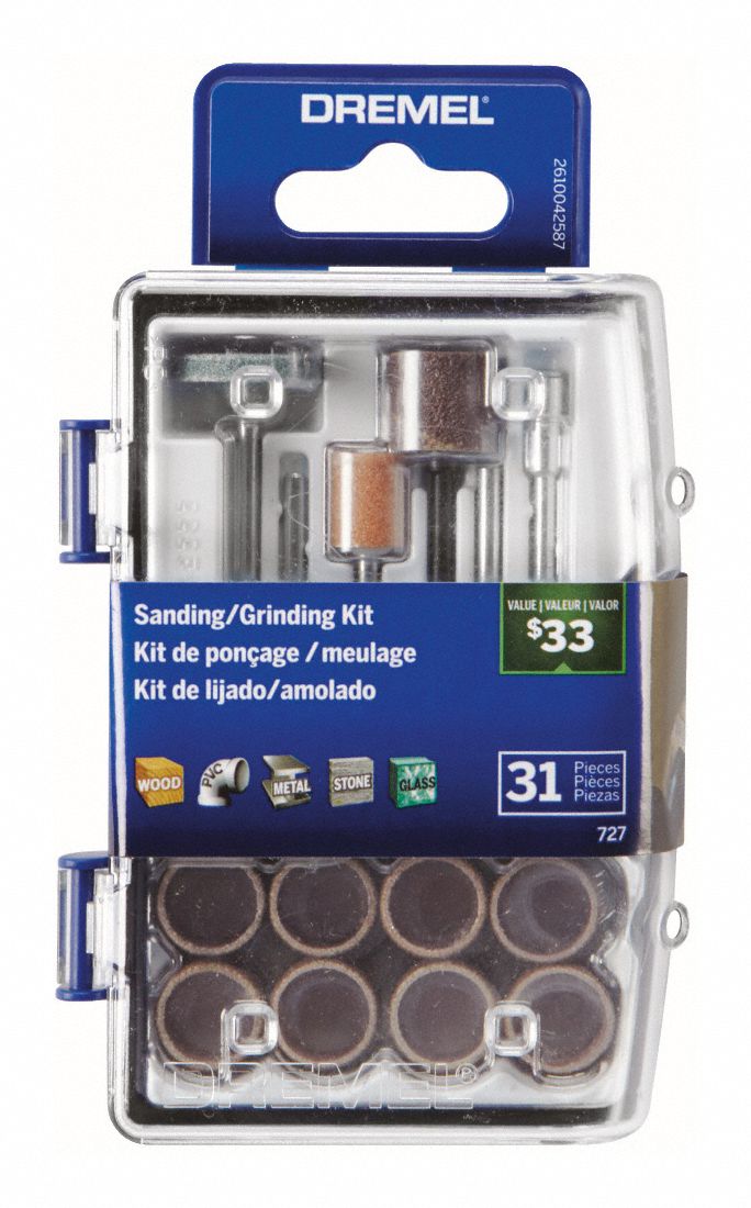 DREMEL, Rotary Accessory Kit, 31 Pieces, Rotary Tool Accessory Kit ...