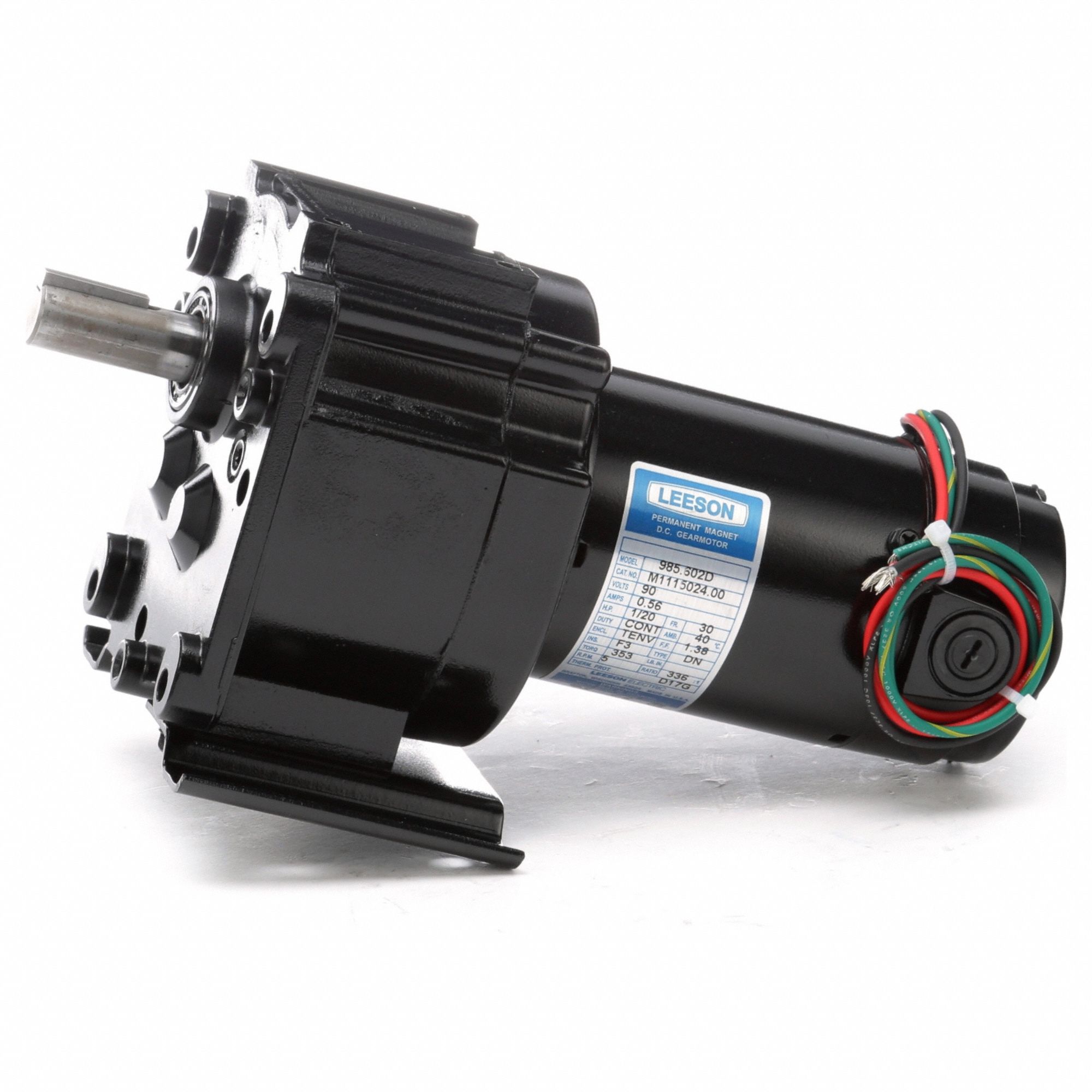 LEESON, Parallel, 90V DC, Parallel Shaft Gearmotors - 794AR8|M1115024 ...