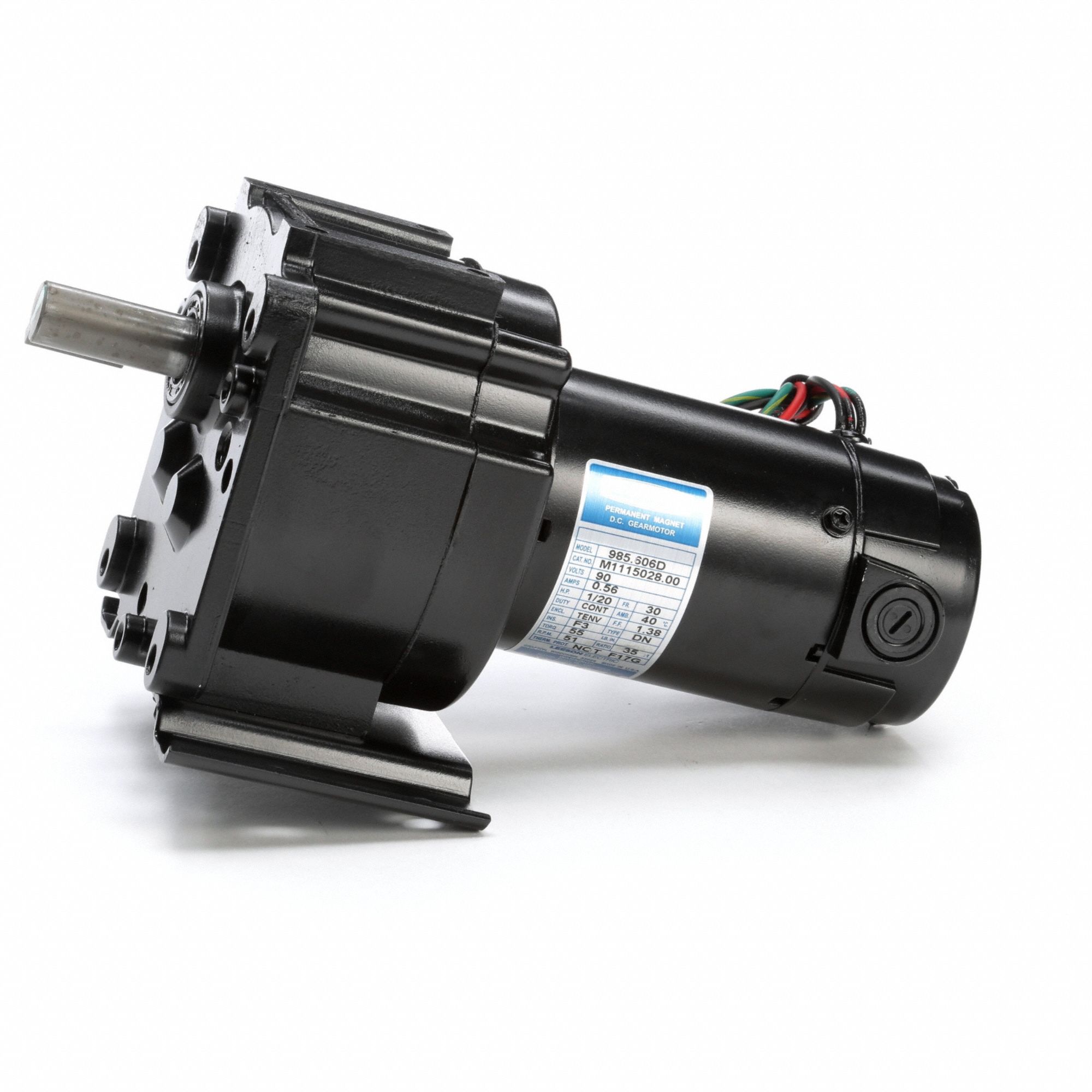 LEESON, Parallel, 90V DC, Parallel Shaft Gearmotors - 794AT5|M1115028 ...