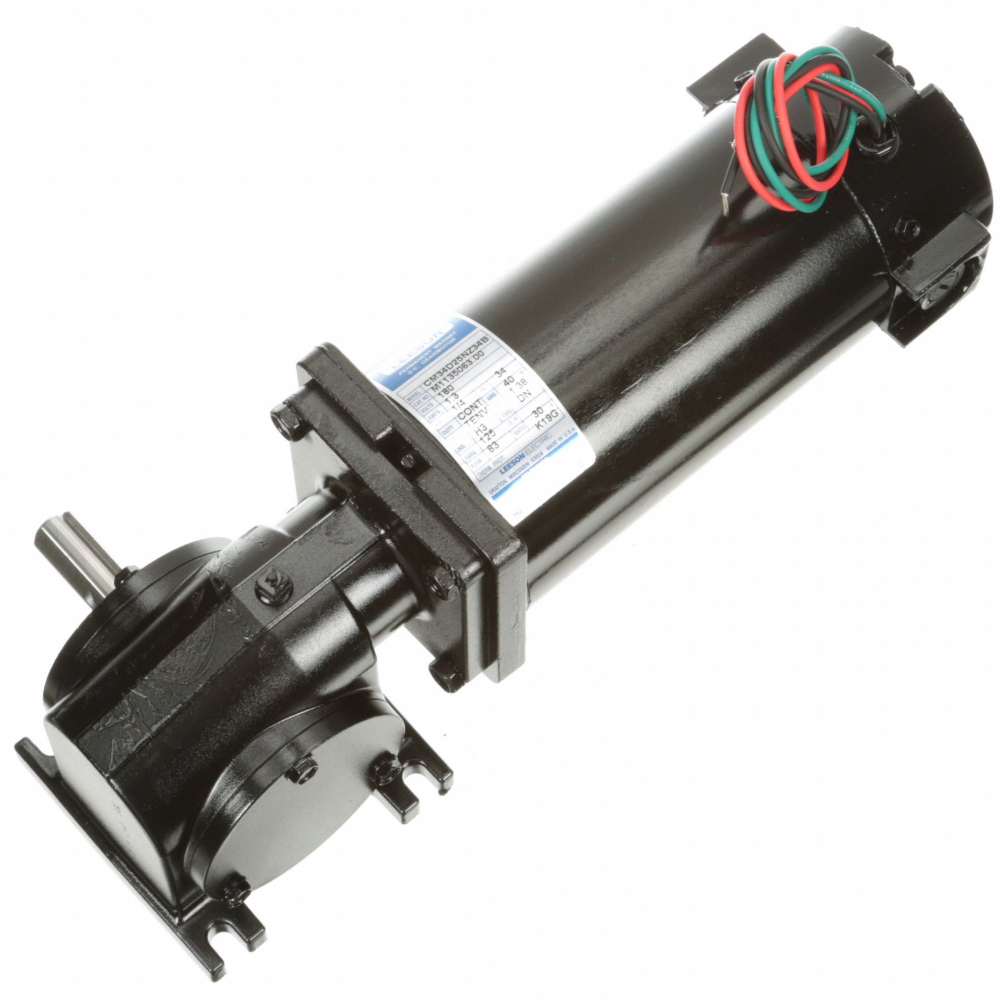 LEESON, Right Angle, 90V DC, Right Angle Gearmotors - 794AY6|M1135063 ...