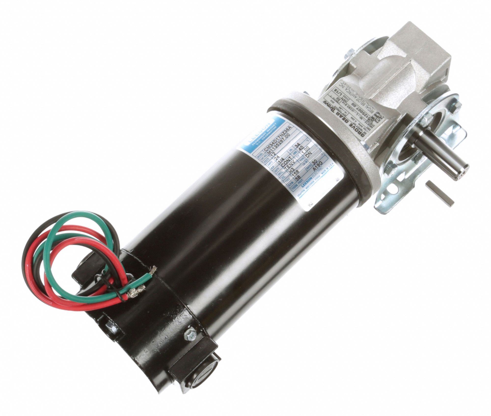 LEESON, Right Angle, 12V DC, Right Angle Gearmotors - 794AZ3|M1135297 ...