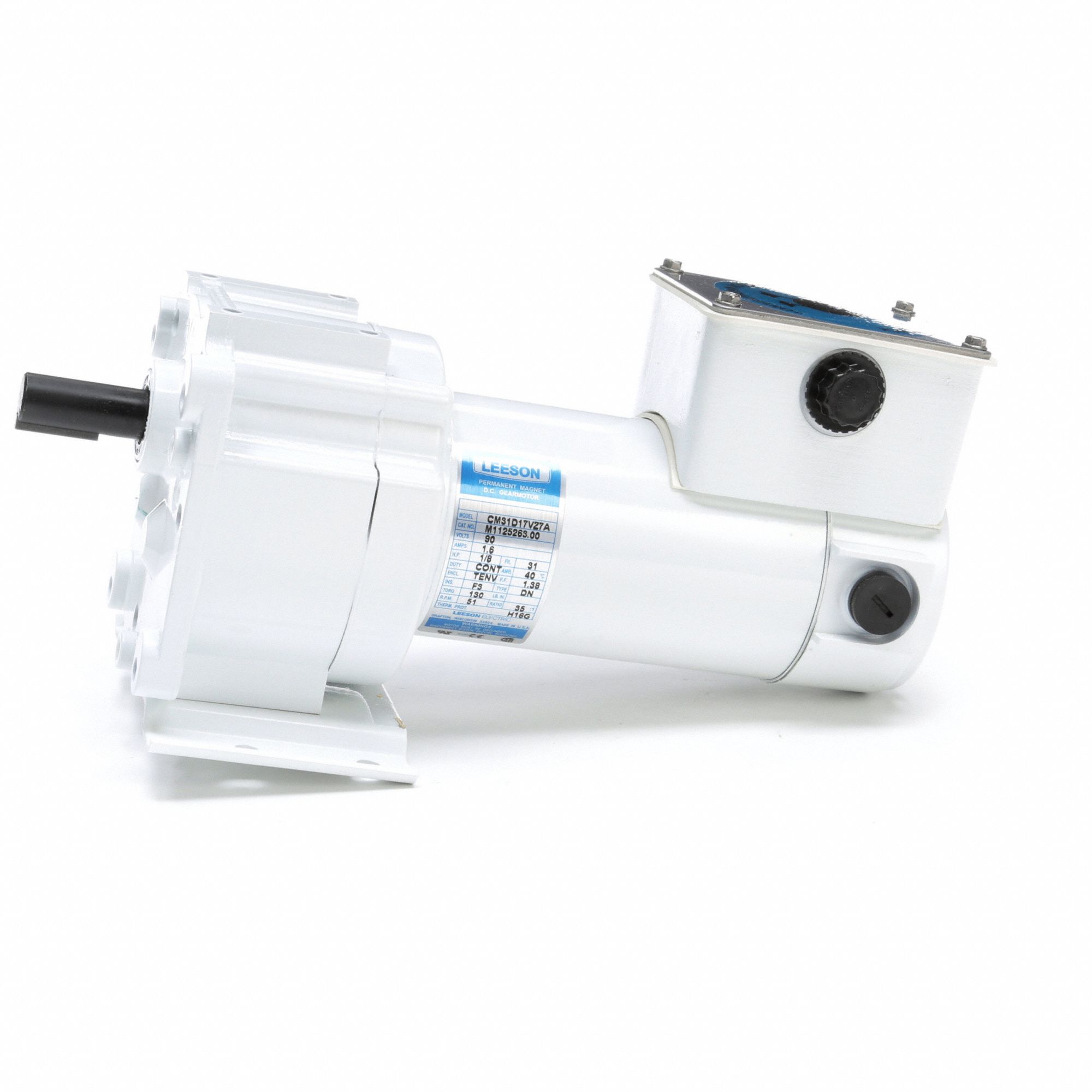 LEESON, Parallel, 90V DC, Parallel Shaft Gearmotors - 794AZ5|M1125263 ...