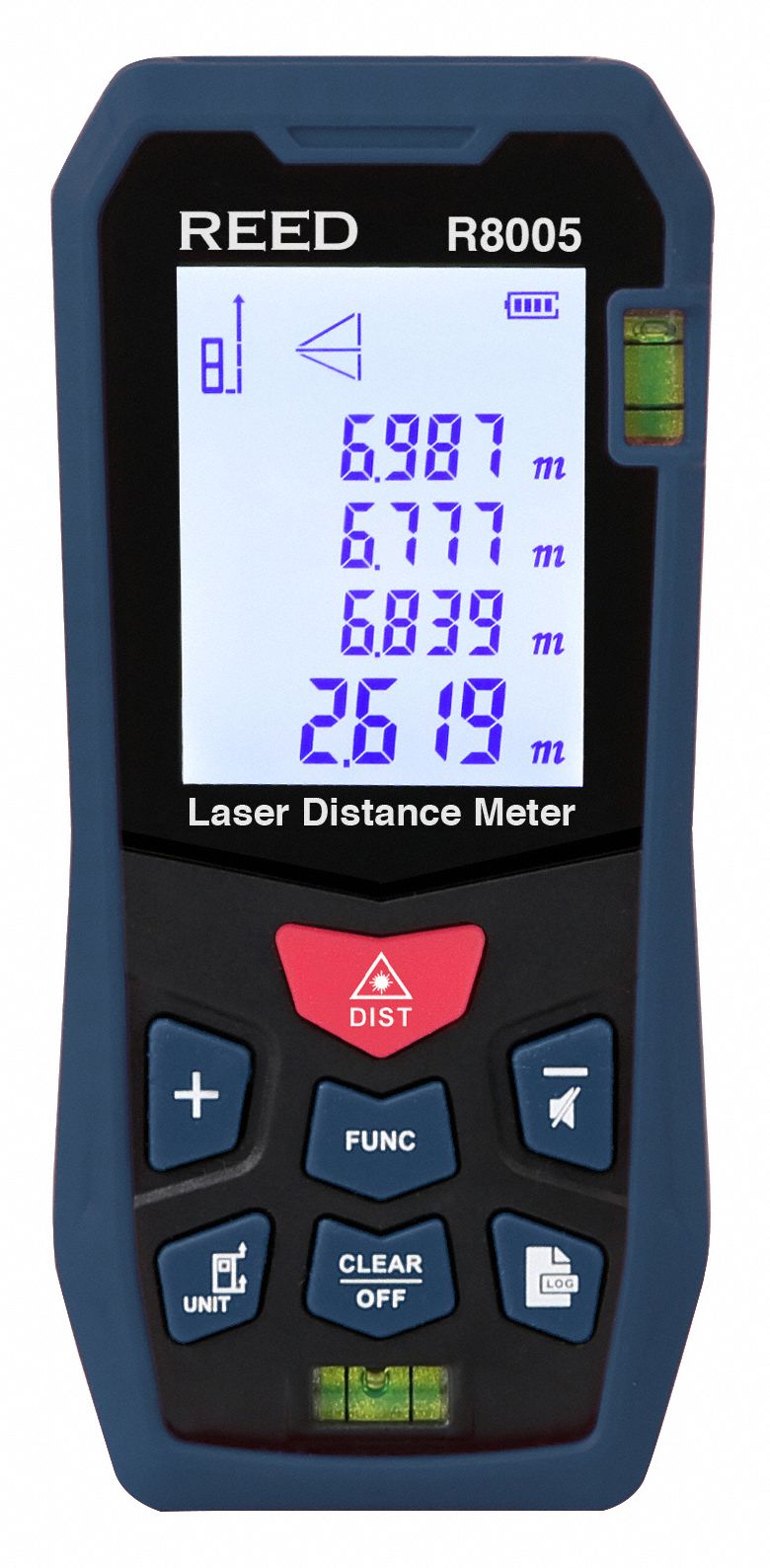 REED INSTRUMENTS, Inch/Metric, 1 7/8 in – 164 ft, Distance Meter ...