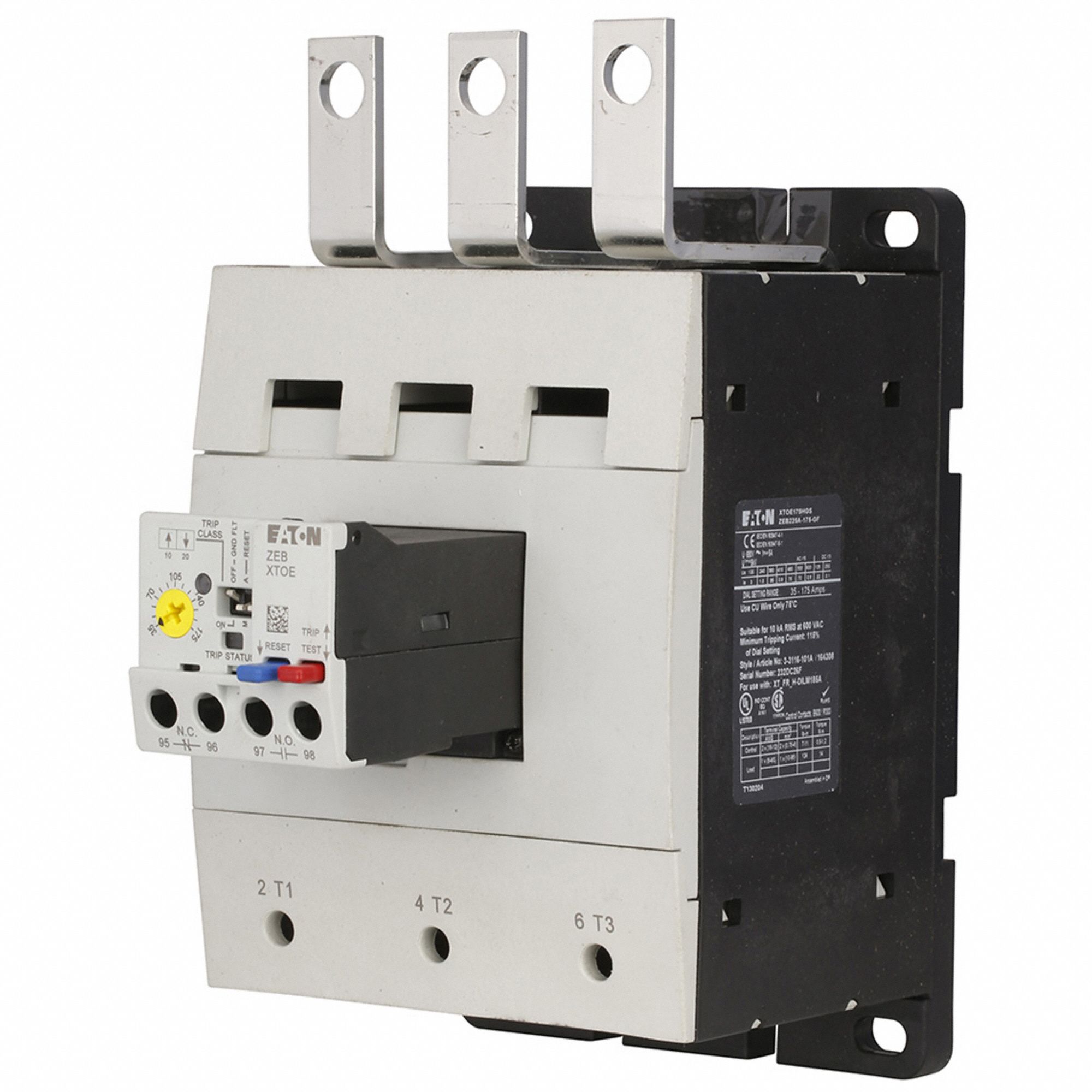 EATON, Electronic Protection, IEC Overload Relay - 794F74|XTOE175GCSS ...