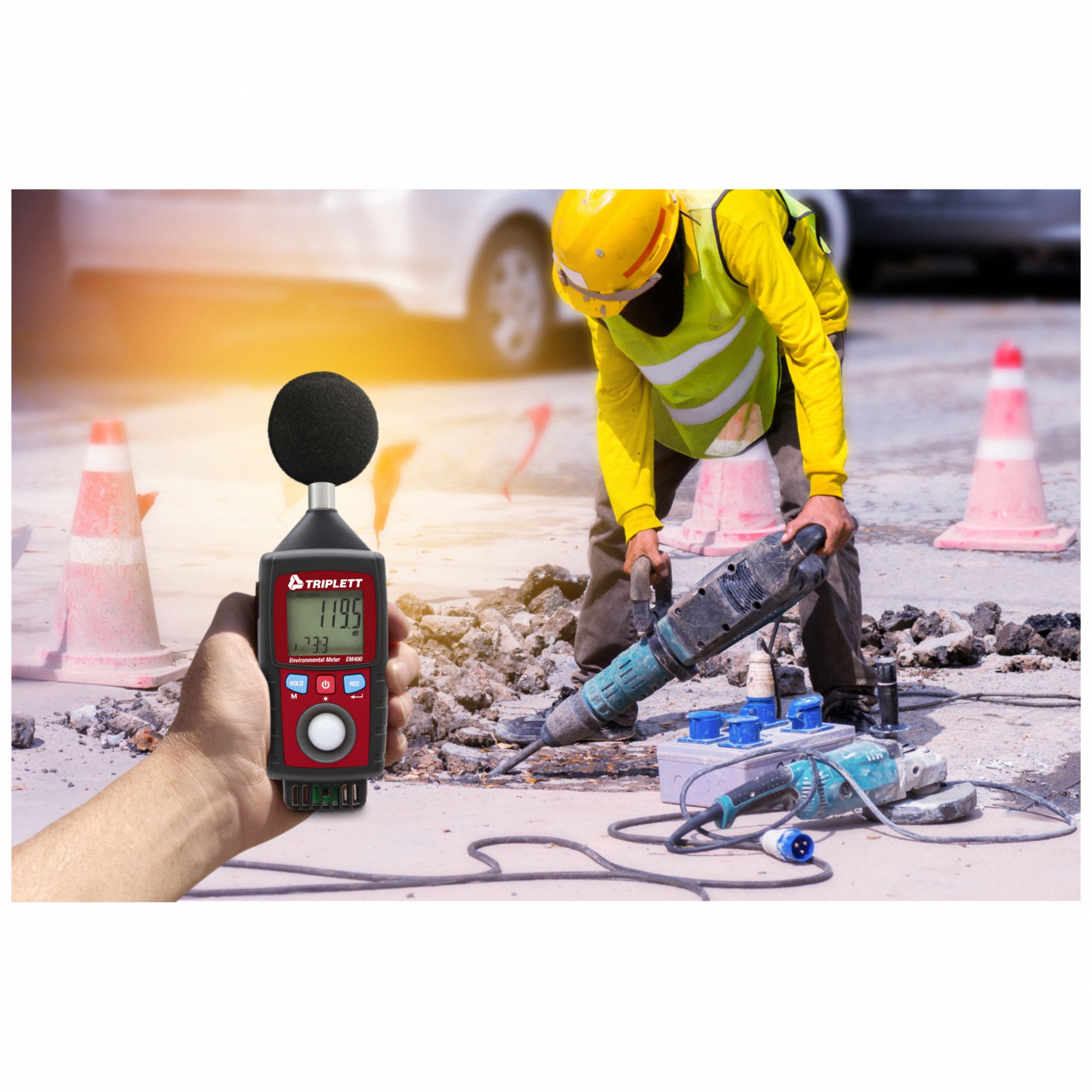 TRIPLETT Multifunction Environment Meter - 794UC9|EM400 - Grainger
