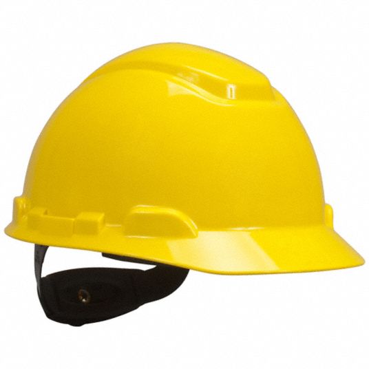 SECUREFIT, Yellow, No Graphics, Hard Hat - 796U06|76447-NUV-H702RL ...