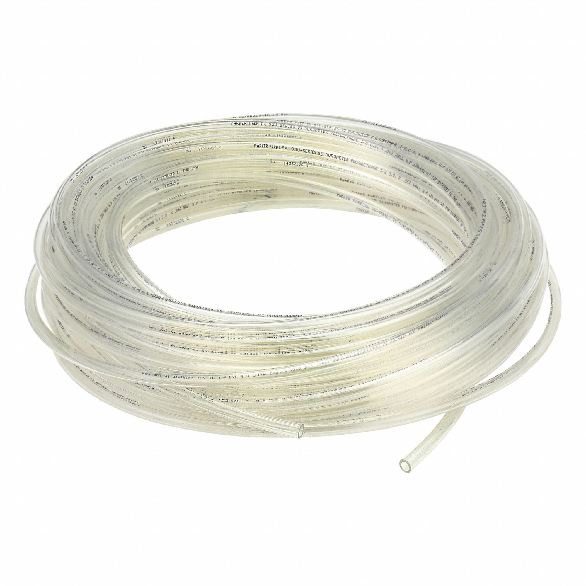 PARKER, Polyurethane, ID 1/4 in, Tubing - 797DD6|95U-6-062-0100 - Grainger