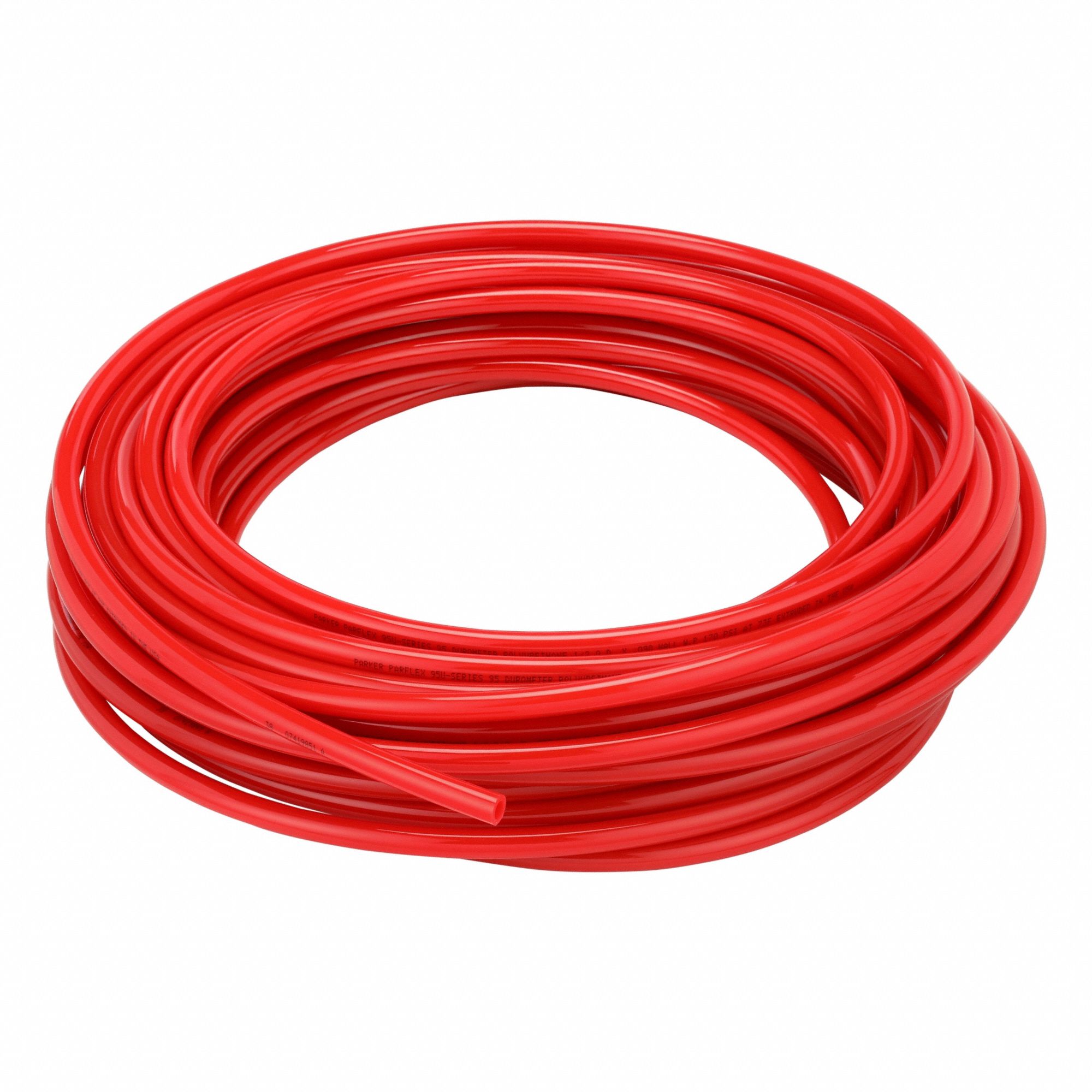 PARKER, Polyurethane, ID 5/16 in, Tubing - 797DF9|95U-8-090-RED-0100 ...