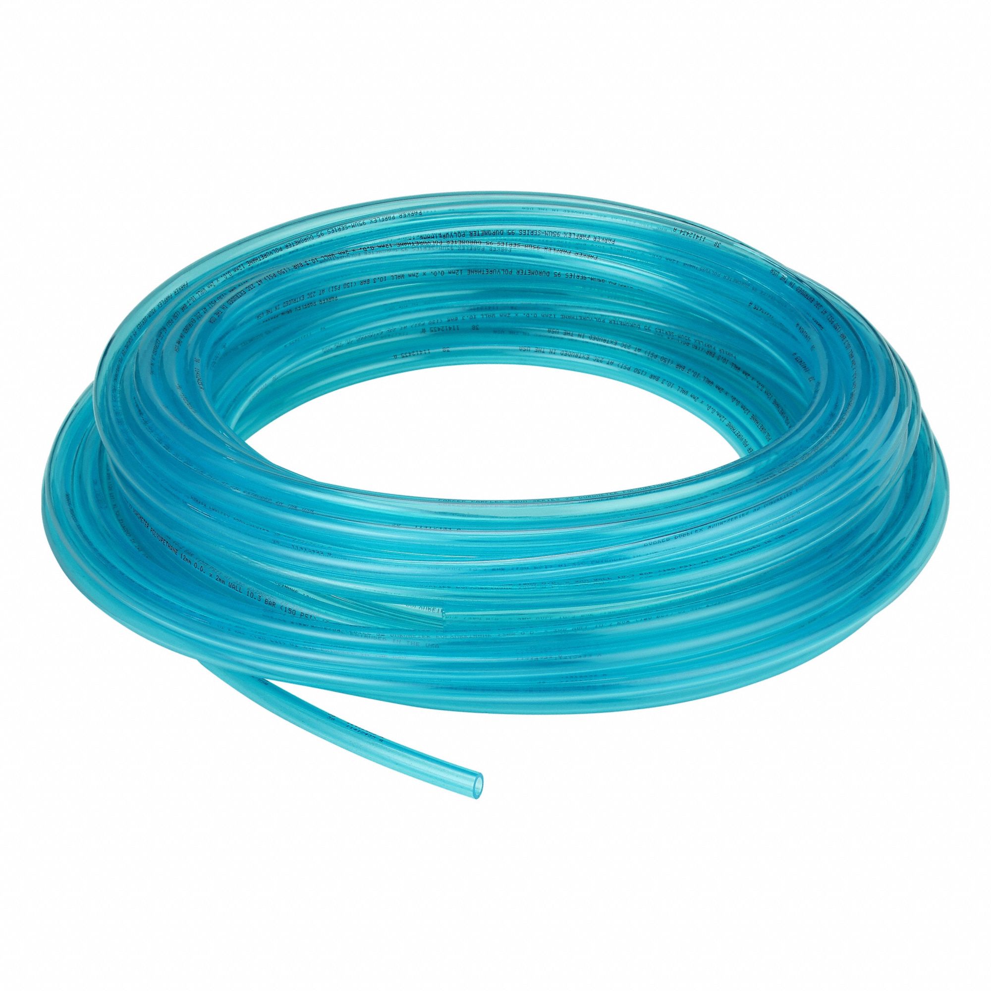 PARKER, Polyurethane, ID 10 mm, Tubing - 797DL5|95UM-12X2-TBL-0100 ...