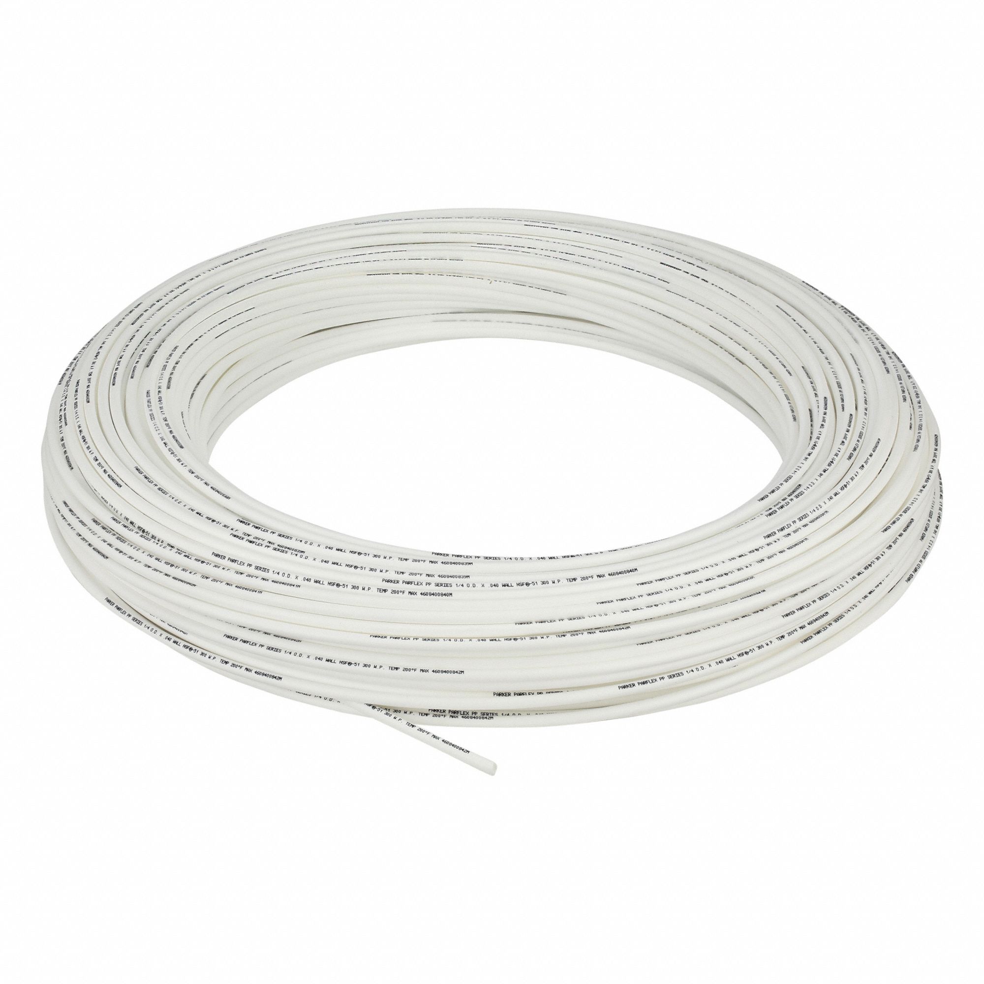 PP, White, Tubing - 797DM0|PP-43-0500 - Grainger
