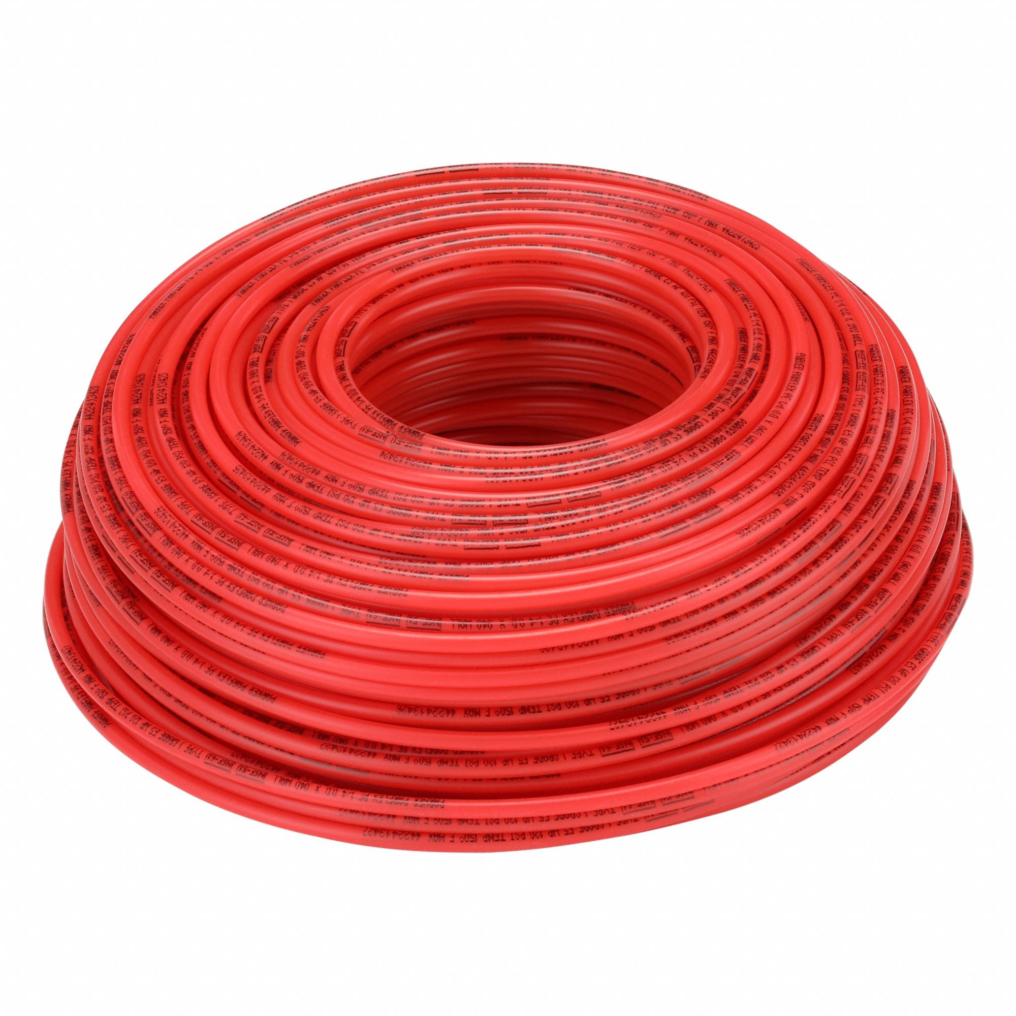 PARKER, Polyethylene, Red, Tubing - 797DP2|E-43-R-0500 - Grainger