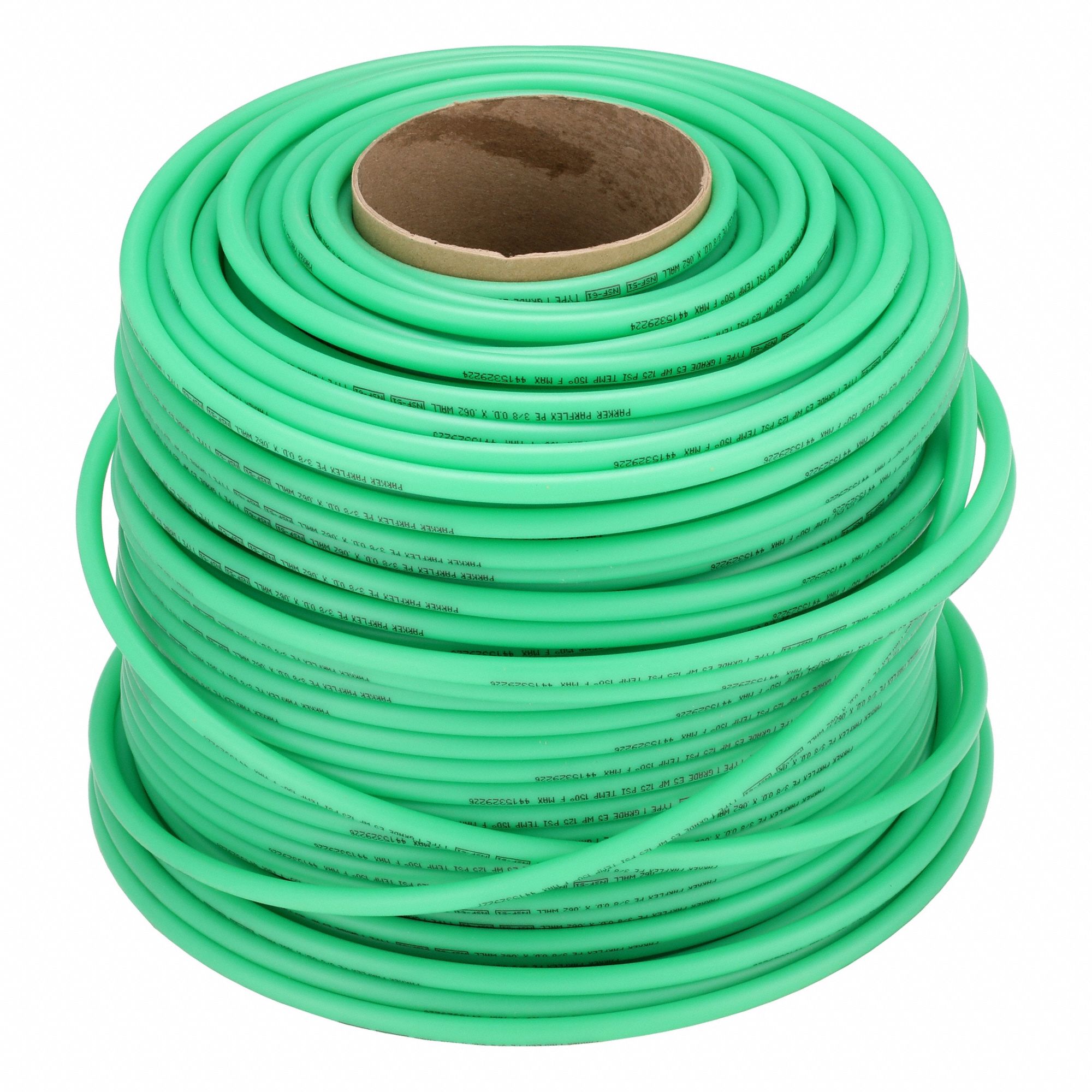 PARKER, Polyethylene, Green, Tubing - 797DR6|E-64-G-0500 - Grainger