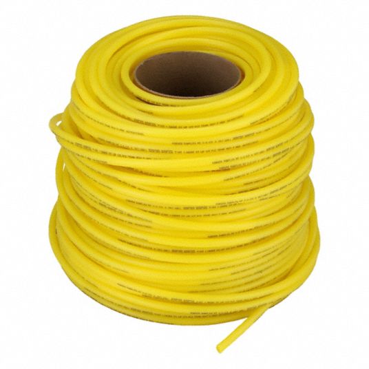 PARKER, Polyethylene, Yellow, Tubing - 797DT2|E-64-Y-0500 - Grainger