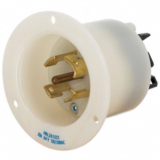 HUBBELL, L21-30P, 30 A, Locking Receptacle - 797VA9|HBL2815ST - Grainger