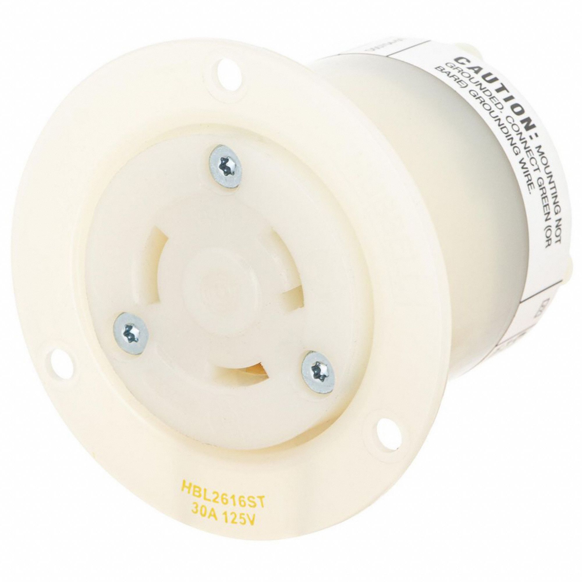 L5-20R, 30 A, Locking Receptacle - 797VE0|HBL2616ST - Grainger