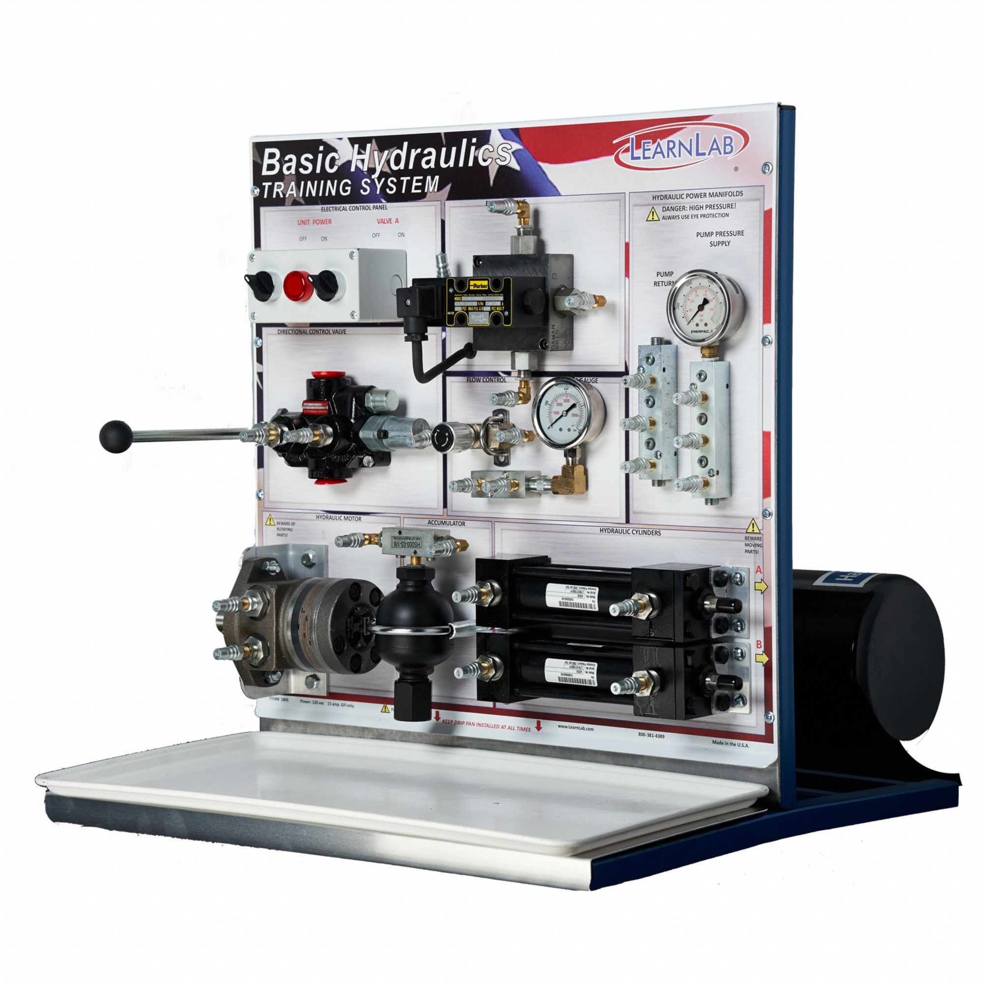 LEARNLAB, Freestanding, 1 Trainees Supported, Training Equipment - 798FH1|HYDR-1805 - Grainger