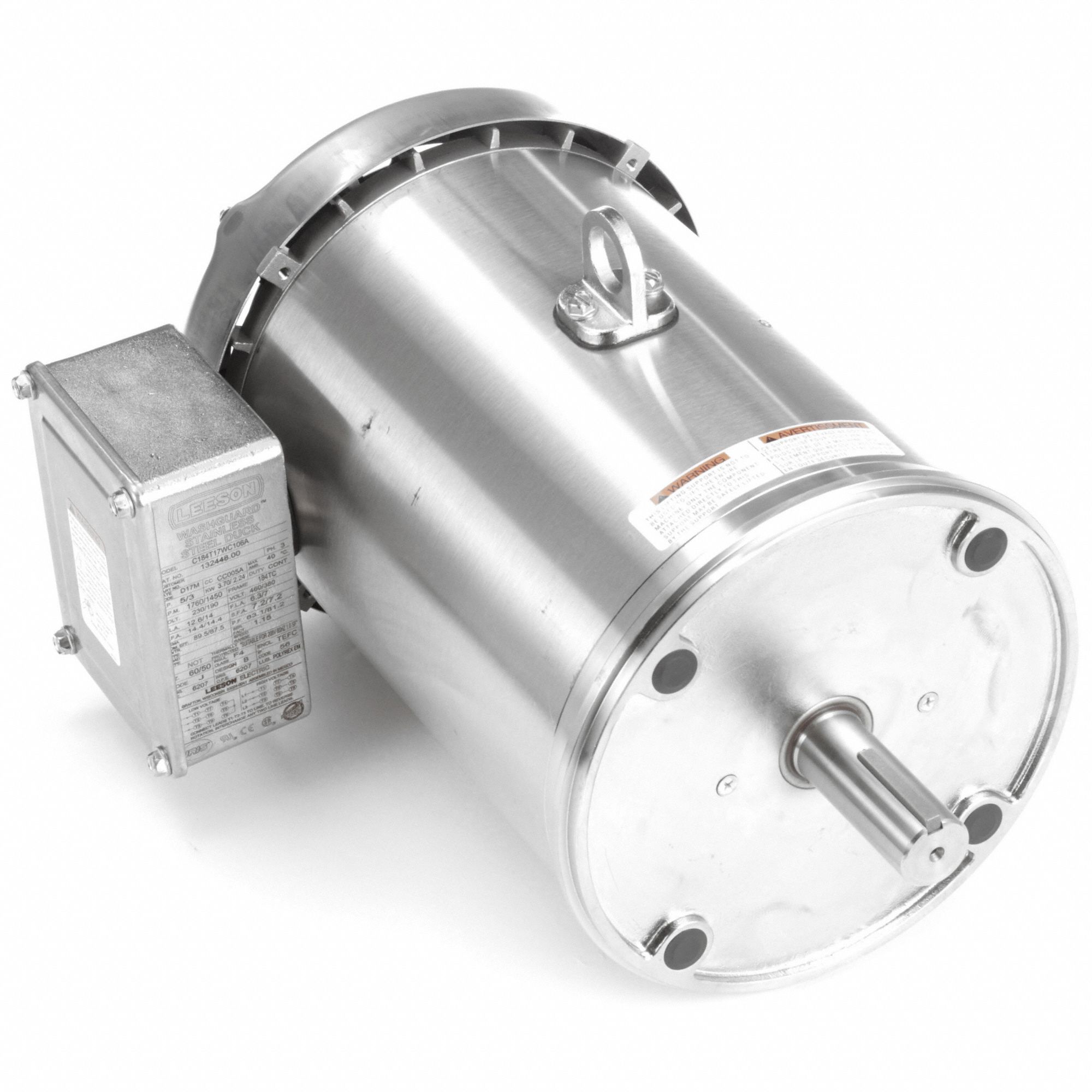 LEESON, Three-Phase, 5 hp Horsepower, Washdown Motor - 798GC9|132448.00 ...