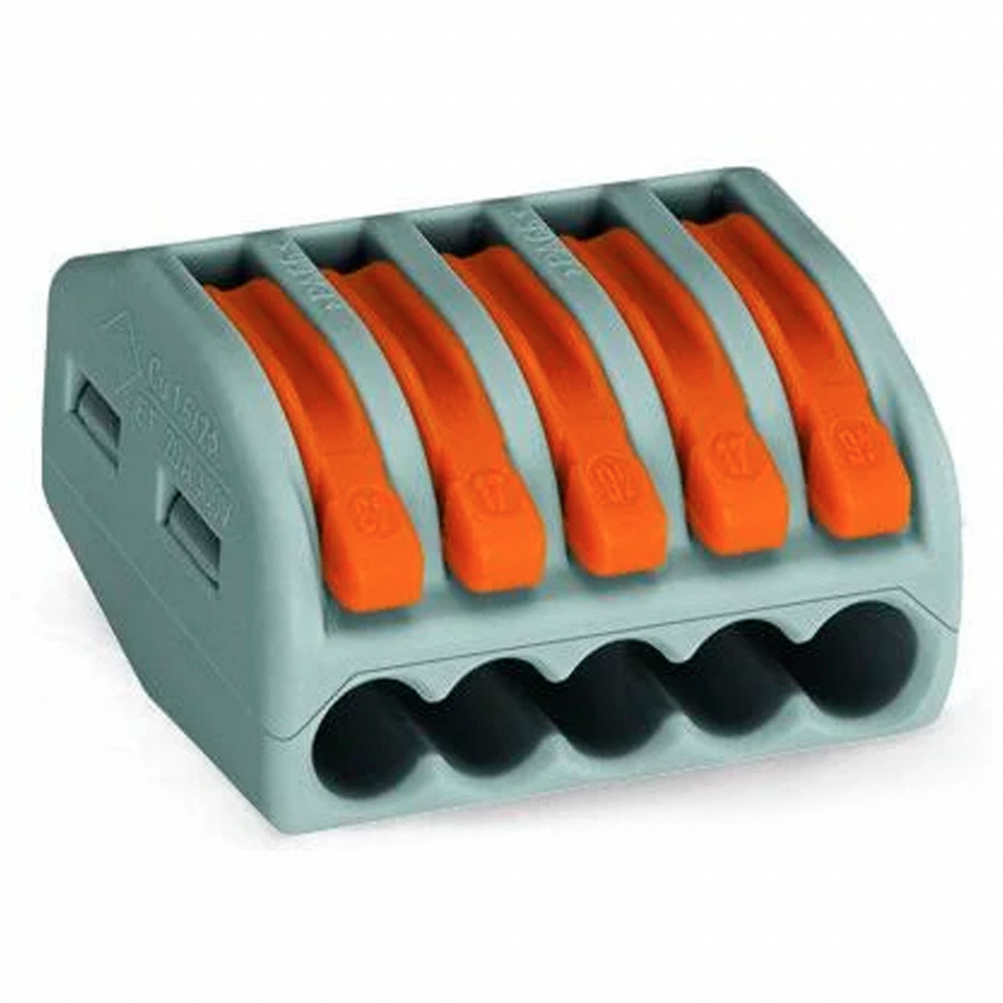 WAGO, Gray, Polycarbonate, Push-In Connector - 798HP2|222-415 - Grainger