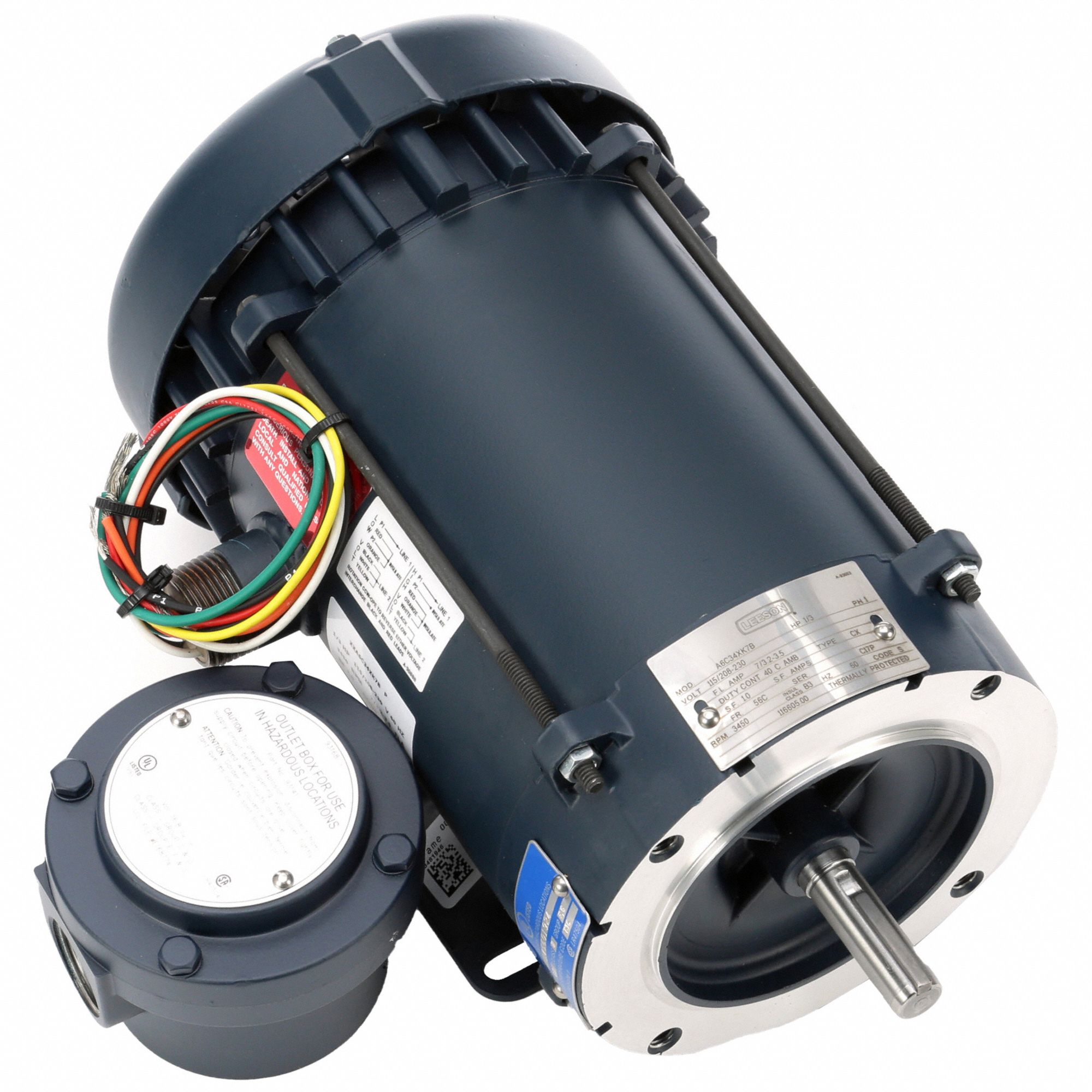 LEESON, Division I, Class I/Class II, Explosion Proof Motor - 798KK6 ...