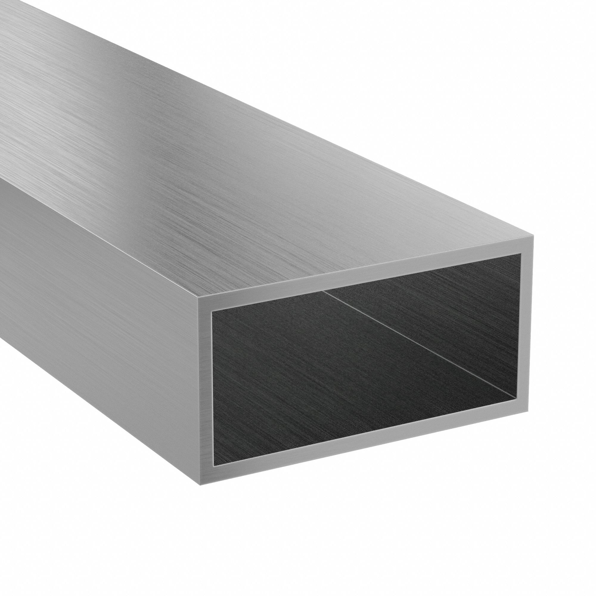 0.083 in Wall Thick, 2 in Outside Wd, Carbon Steel Rectangular Tube ...