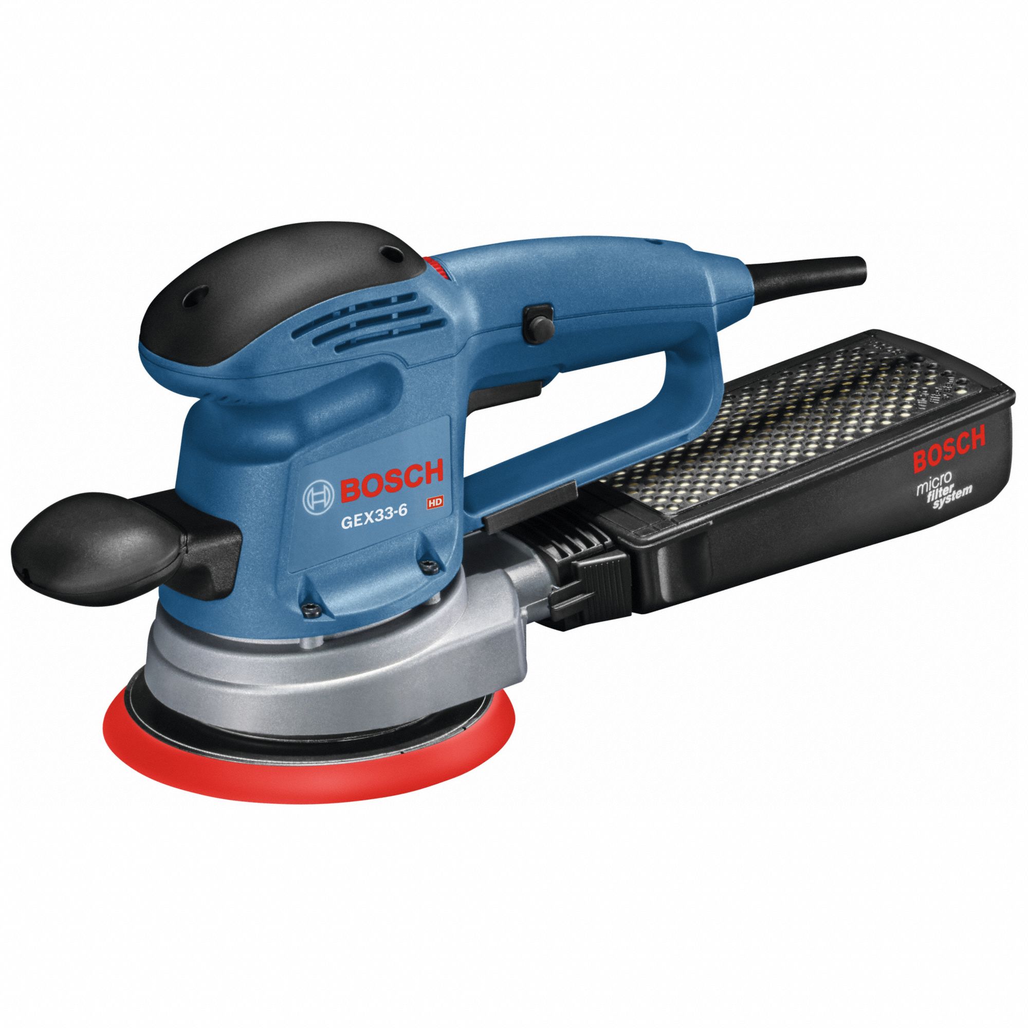 BOSCH, 6 in Dia, Random Orbital, Corded Sander - 799V22|GEX33-6N - Grainger