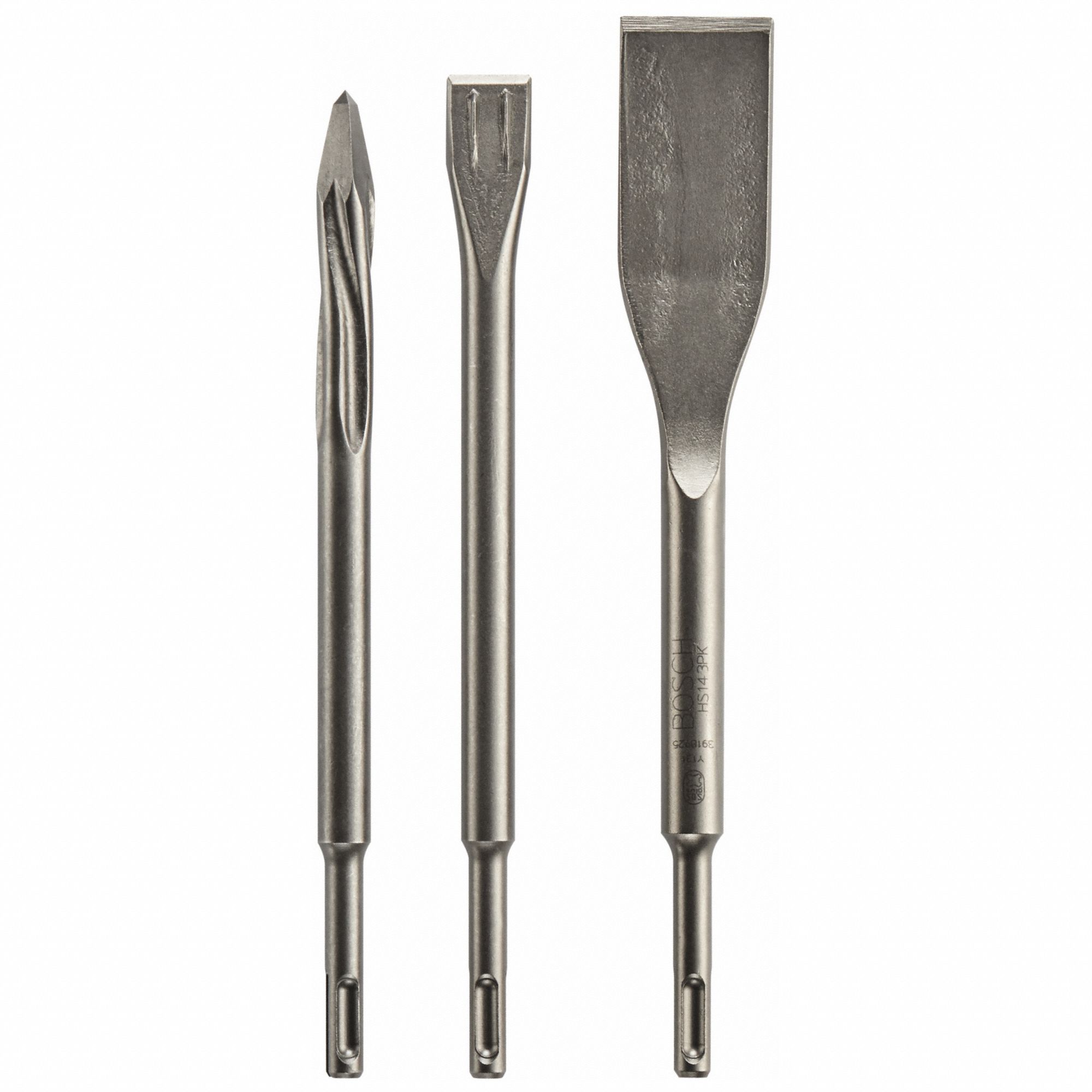 BOSCH, 2 in Head Wd, 10 in Overall Lg, Chisel Bits - 799V62|HS143PK ...